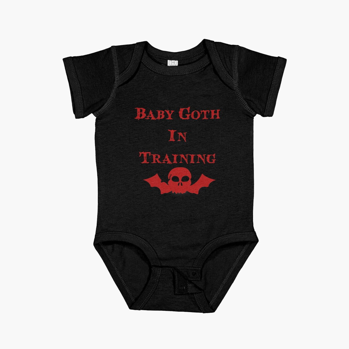 Luvly Baby Goth In Training - Kids Short Sleeve Baby One-Piece, New ...