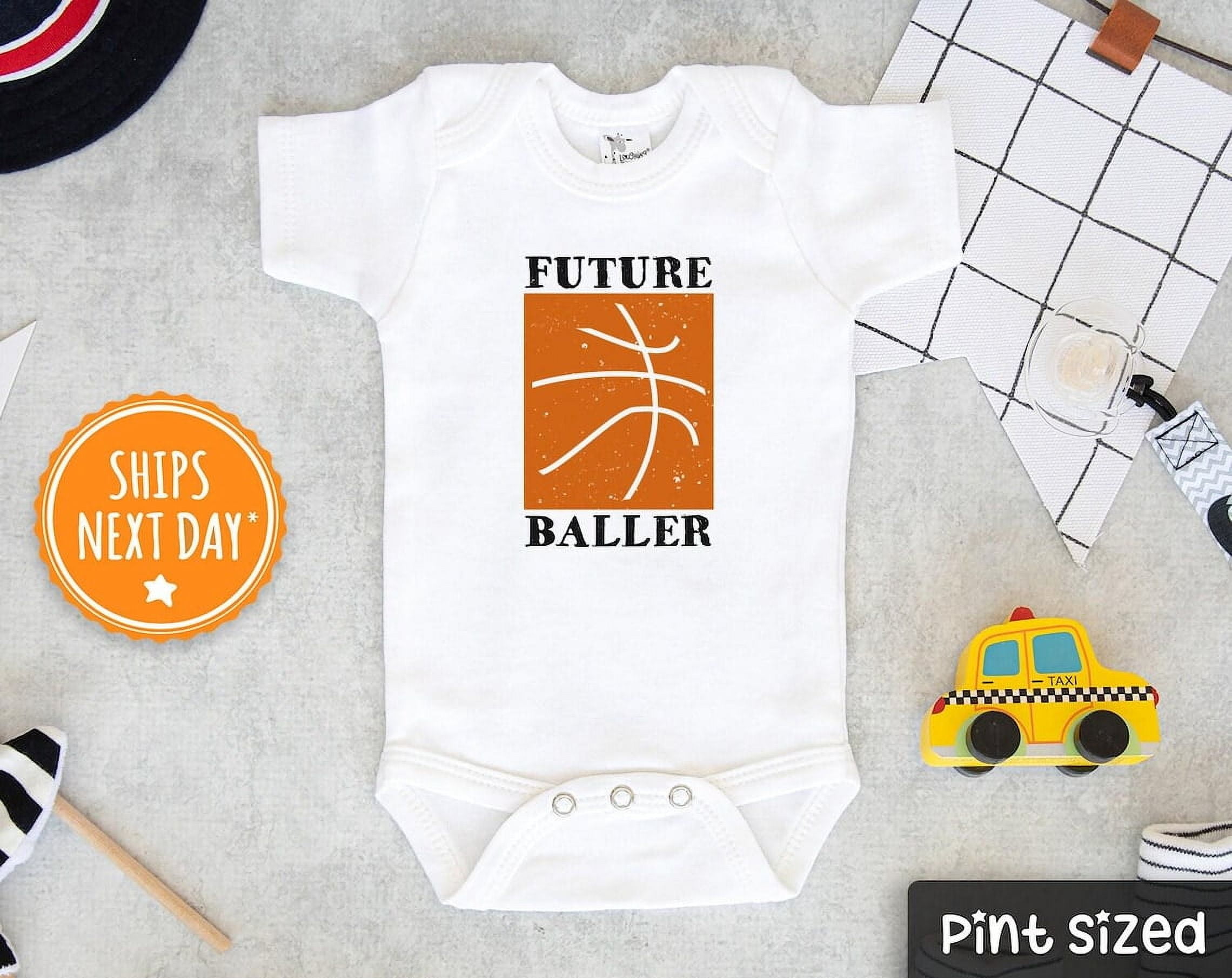 Luvly Basketball Baby - Funny Eat Future Baller Baby - Cute Basketball ...