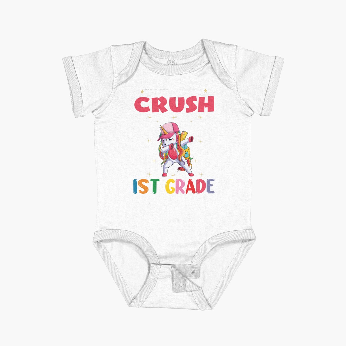 Luvly Best I'M Ready To Crush 1St Grade Cute Unicorn To School Short ...