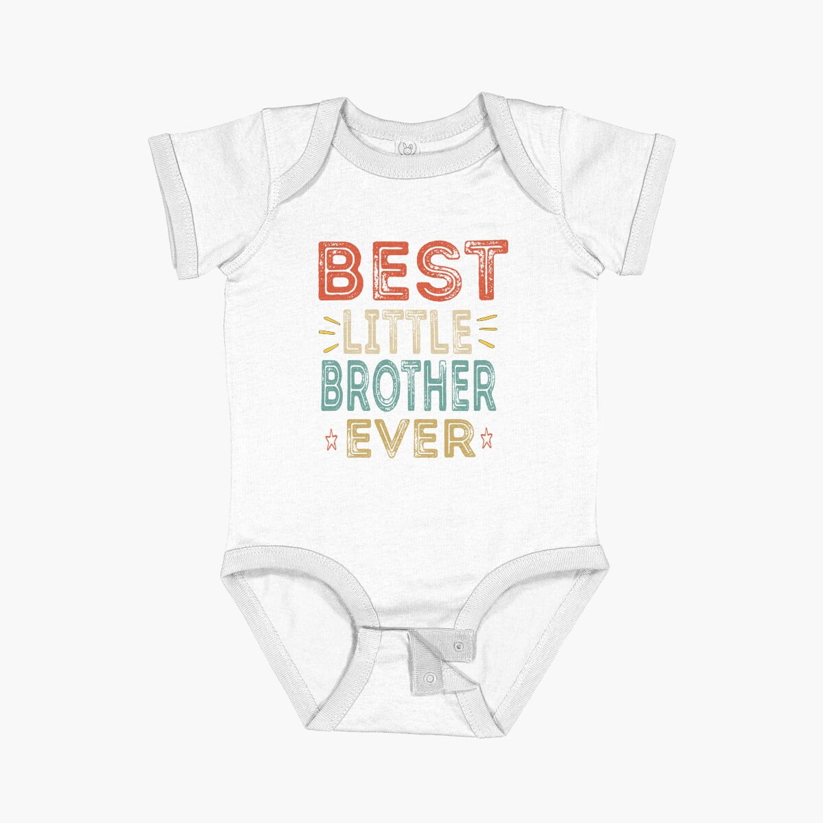 Luvly Best Little Brother Ever Younger Sibling Teenager For Boys Short ...