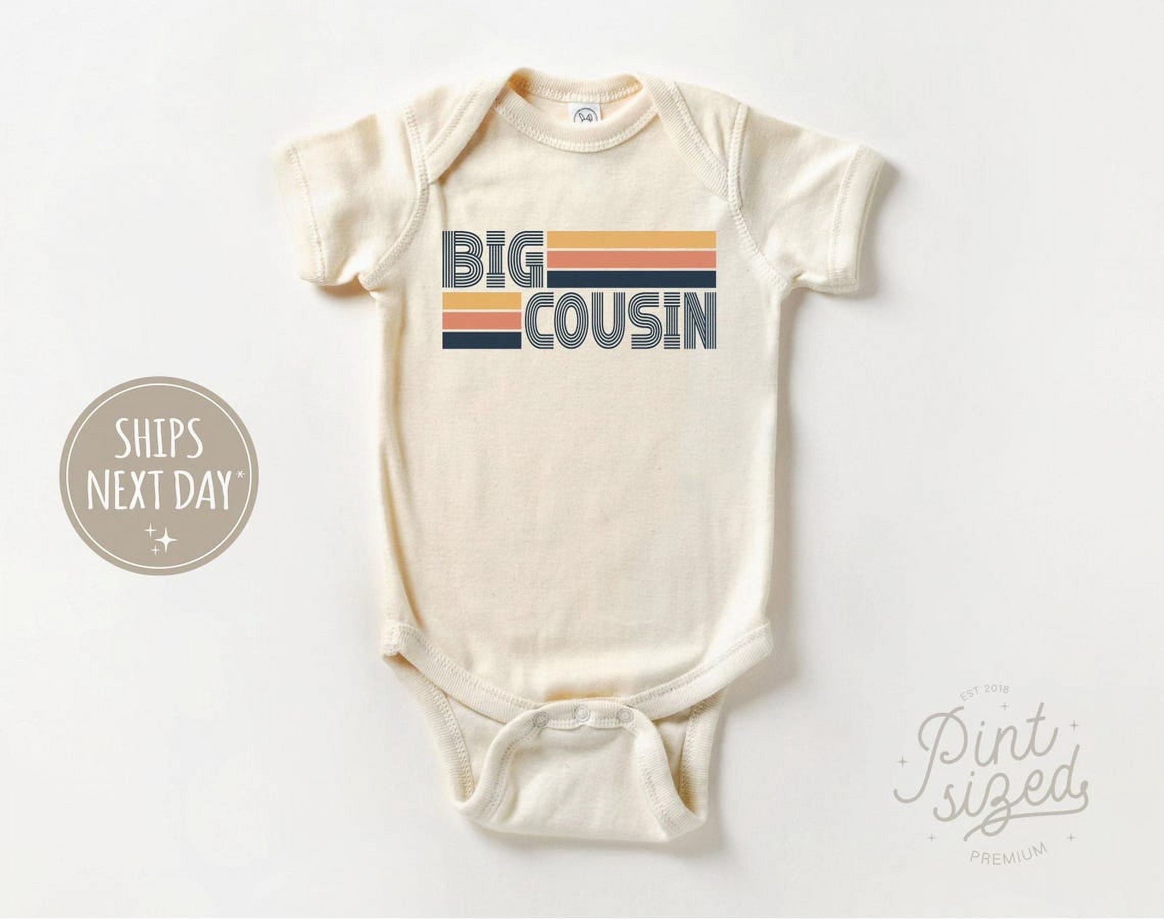Luvly Big Cousin Baby - Retro Cousin Bodysuit - Vintage Matching ...