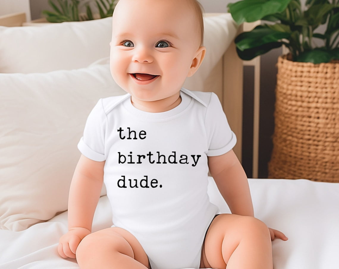 Luvly The Birthday Dude, Toddler Birthday Shirt, First Birthday, Boy ...