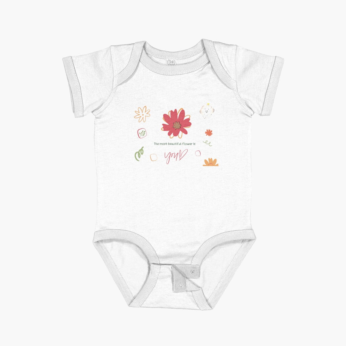 Luvly Boho Art Elements And Text Ers For Laptop Short Sleeve Baby One ...