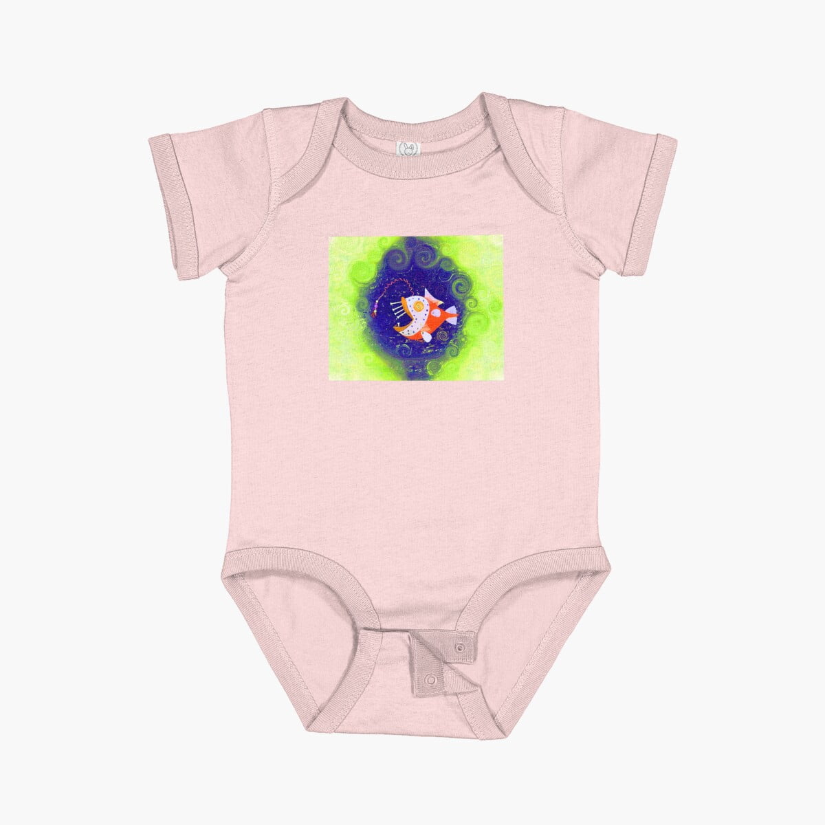 Luvly Boho Fish Art Or Bohemian Style Home Décor Hippie Funky Vibe ...