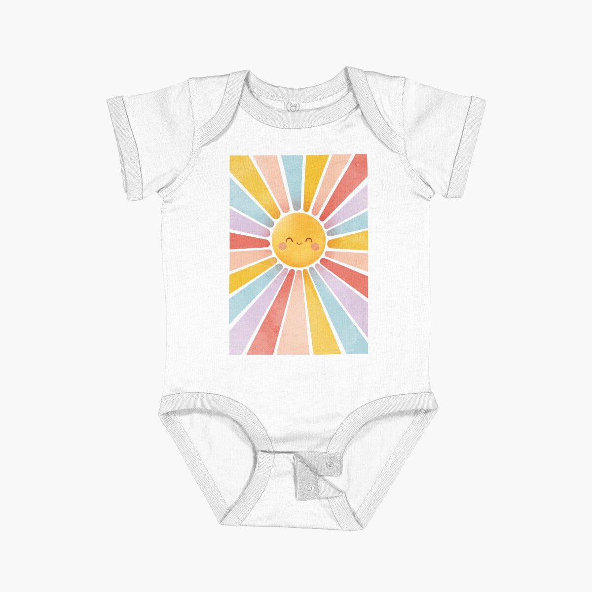 Luvly Boho Sun Print. Nursery Art. Watercolor Whimsical Sun ...