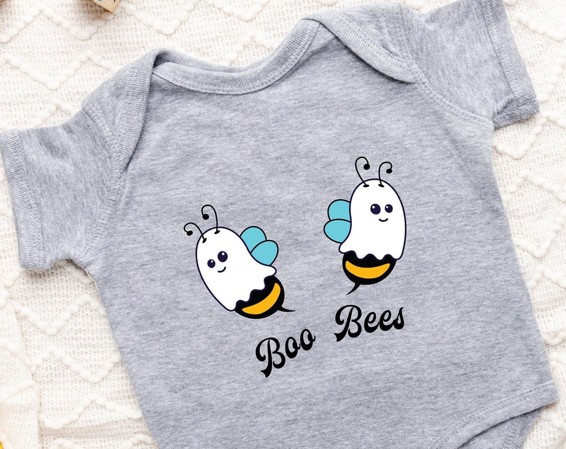 Luvly Boo Bees Baby Halloween, Cute Ghost Halloween Kids Shirt, Fall ...