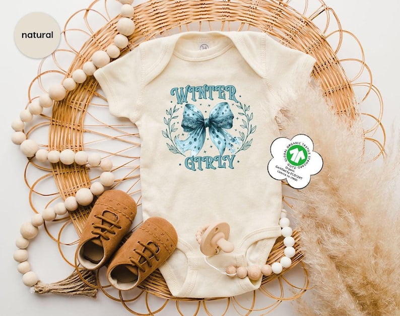 Luvly Bow Baby Girly Holiday Baby Body Suit, Cute Baby Girl Bodysuit ...