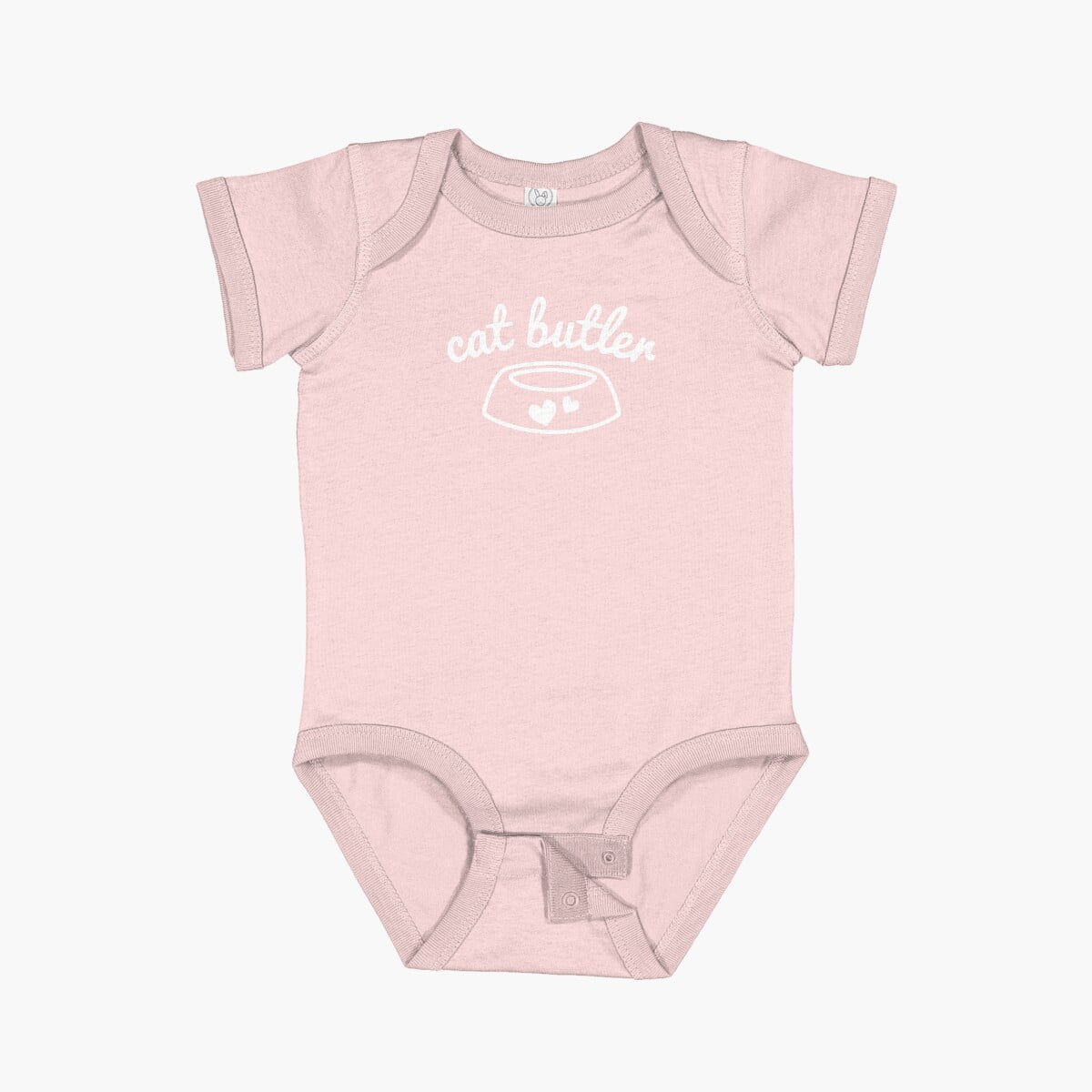 Luvly Cat Butler (Black) Short Sleeve Baby One-Piece, New Born, Baby ...