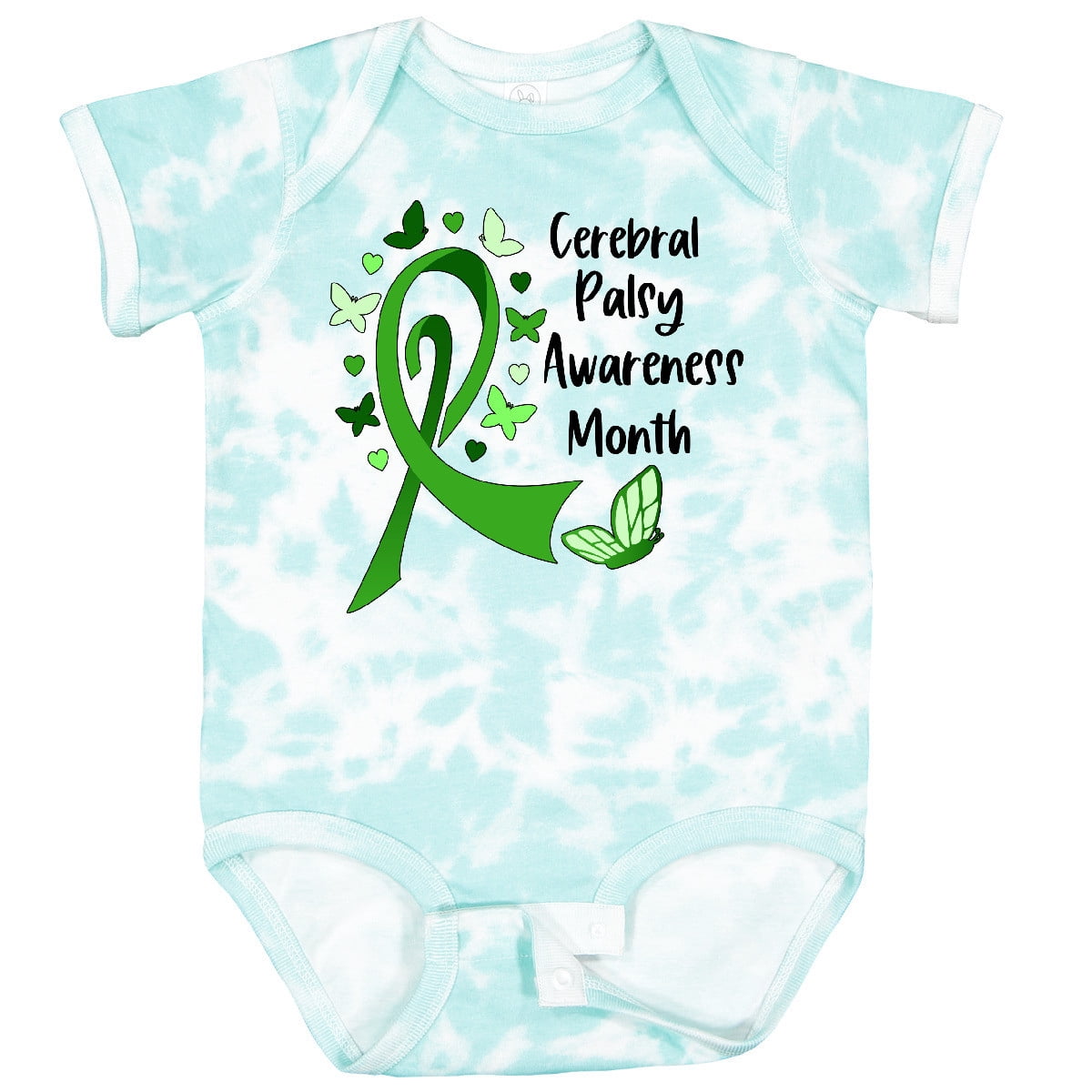 Luvly Cerebral Palsy Awareness Month Butterflies Baby Bodysuit ...