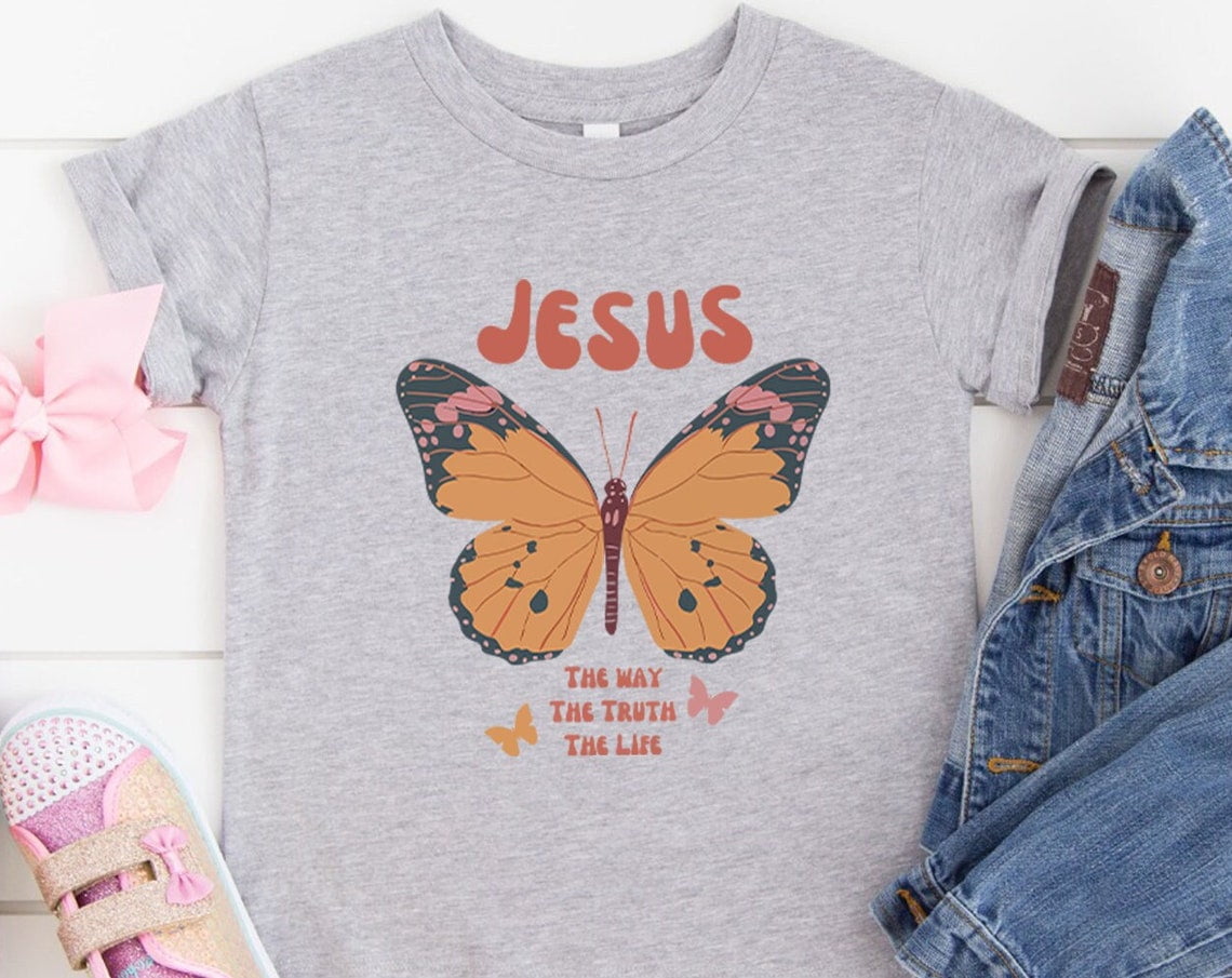 Luvly Christian Shirts For Kids, Shirt, The Way The Truth The Life ...