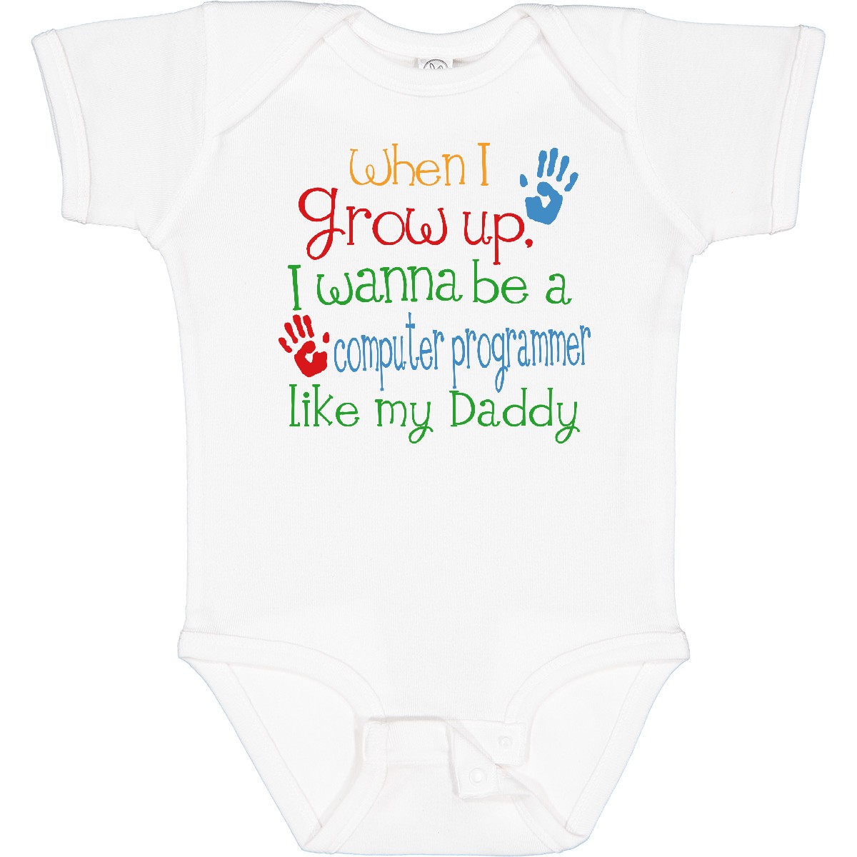 Luvly Computer Programmer Like Daddy Baby Bodysuit Childs Kids Son My ...