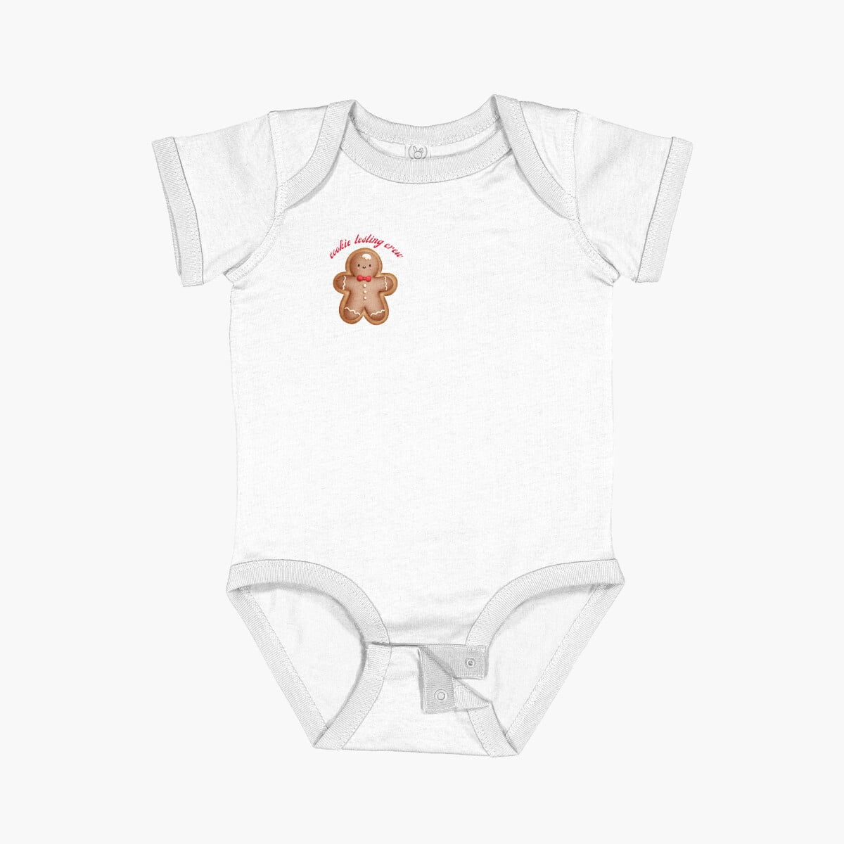 Luvly Cookie Testing Crew Short Sleeve Baby One-Piece, New Born, Baby ...