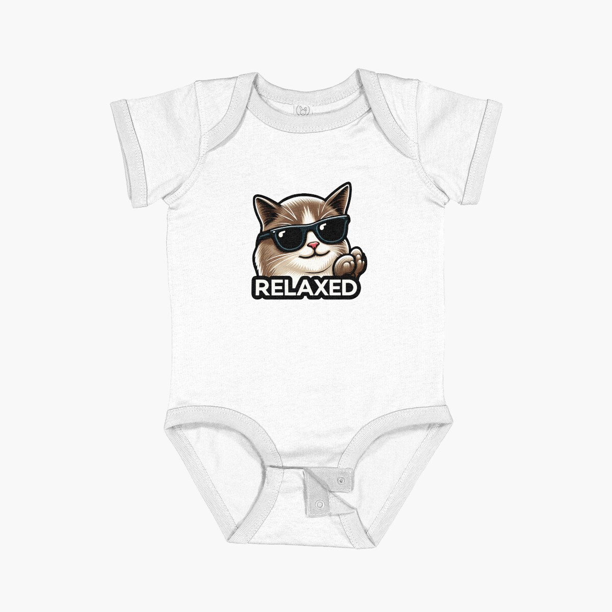 Luvly Cool Cat Shades Short Sleeve Baby One-Piece, New Born, Baby ...