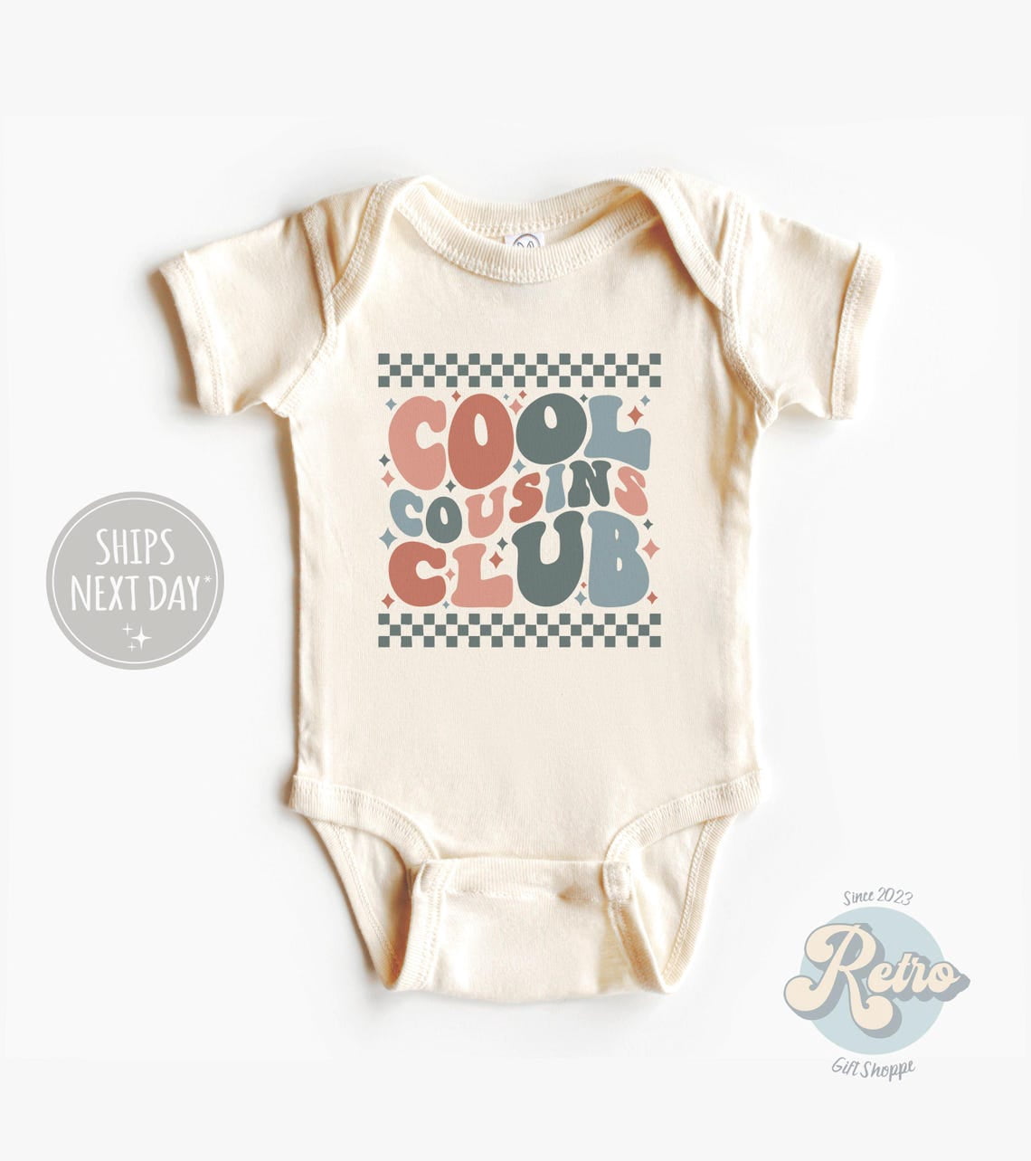 Luvly Cool Cousins Club 4Th Of July Cousin Bodysuit Matching Cousin ...