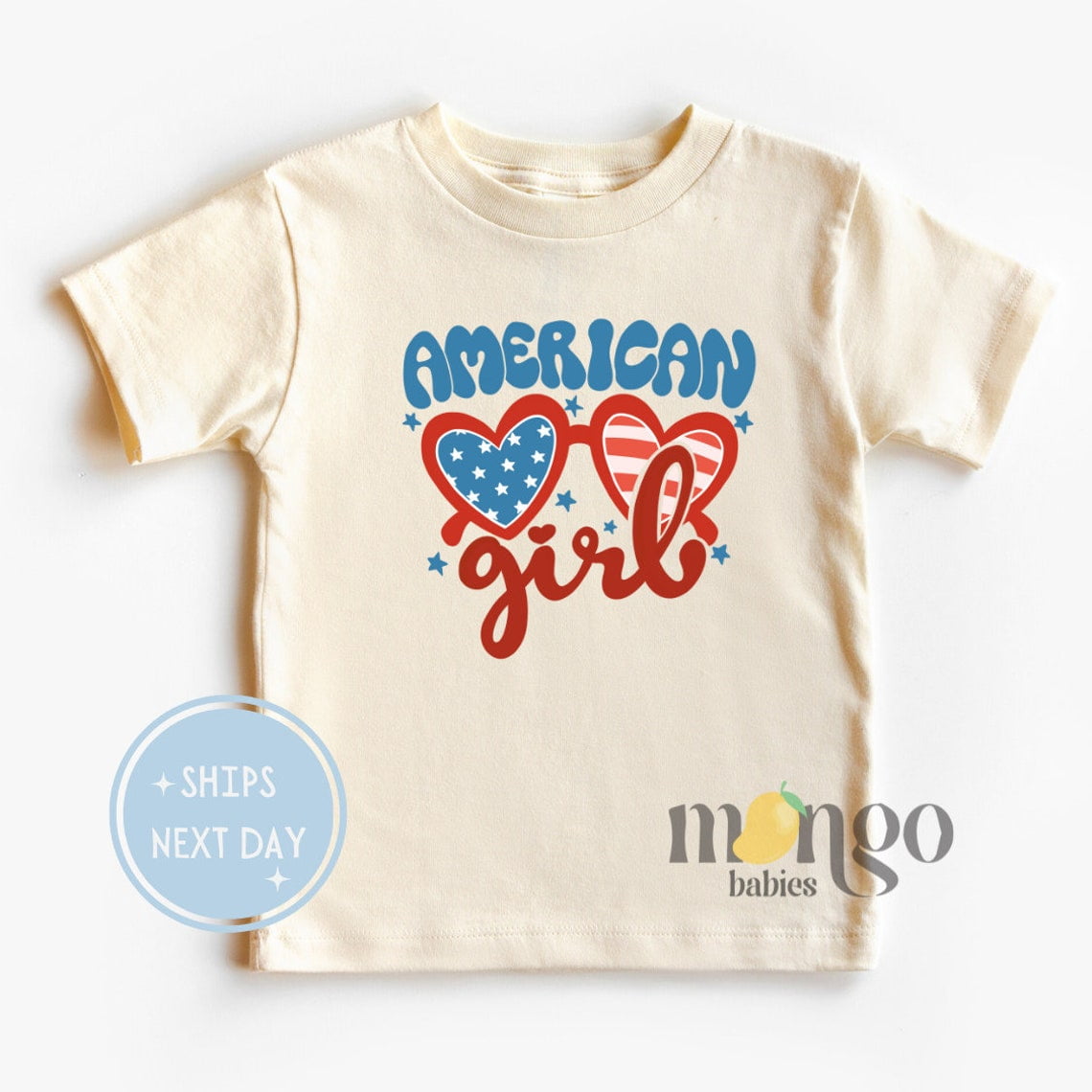 Luvly Cute American Girl Tshirt For Kids American Shirt Baby ...