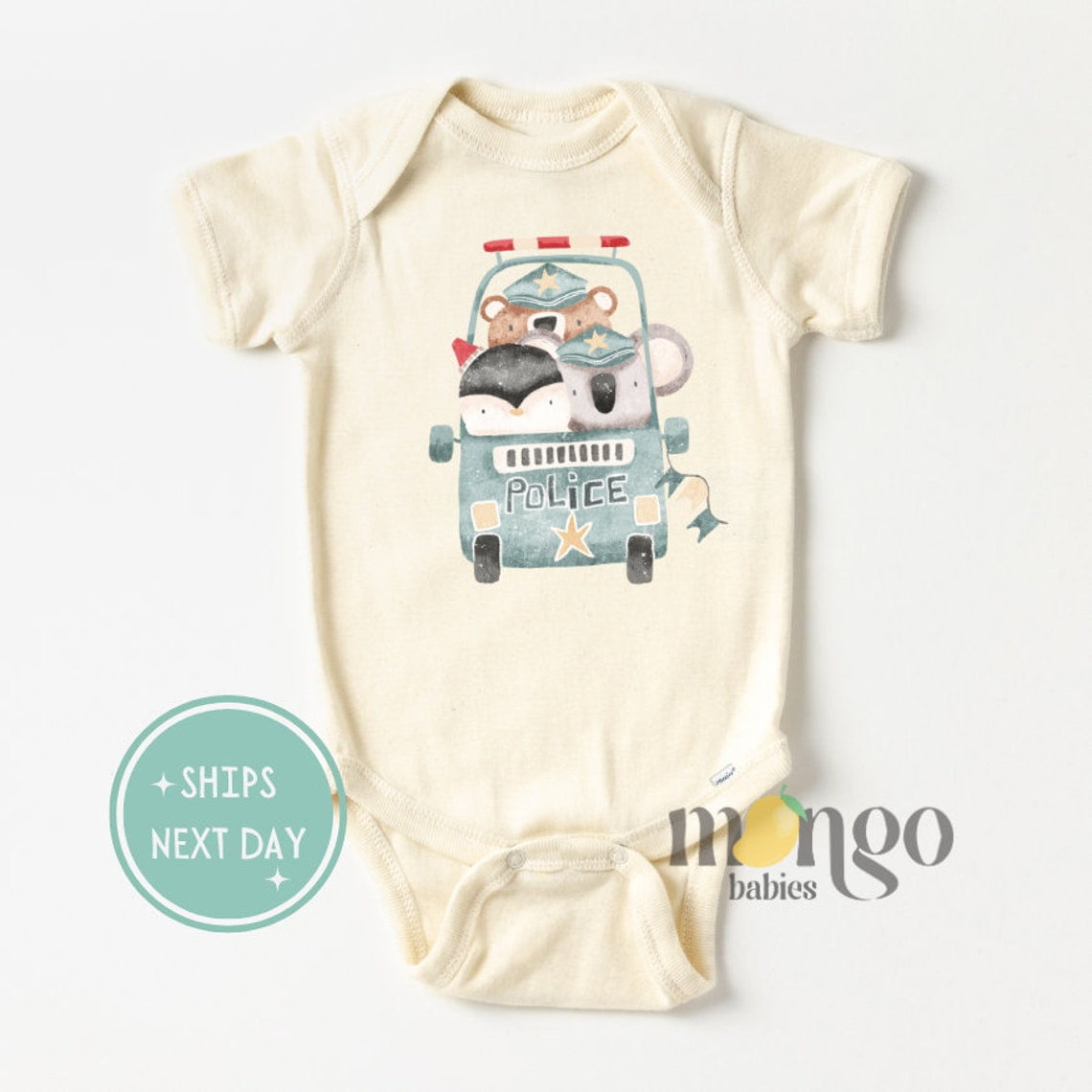 Luvly Cute Baby Onesies® Brand Police Baby Outfit Cute Policeman Baby ...