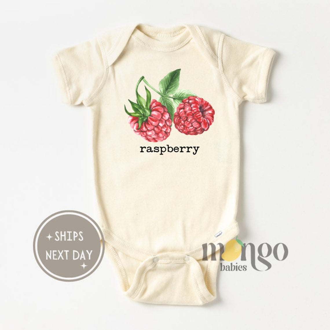 Luvly Cute Baby Onesies® Brand Raspberry Baby Shower Gift Cute Fruits ...