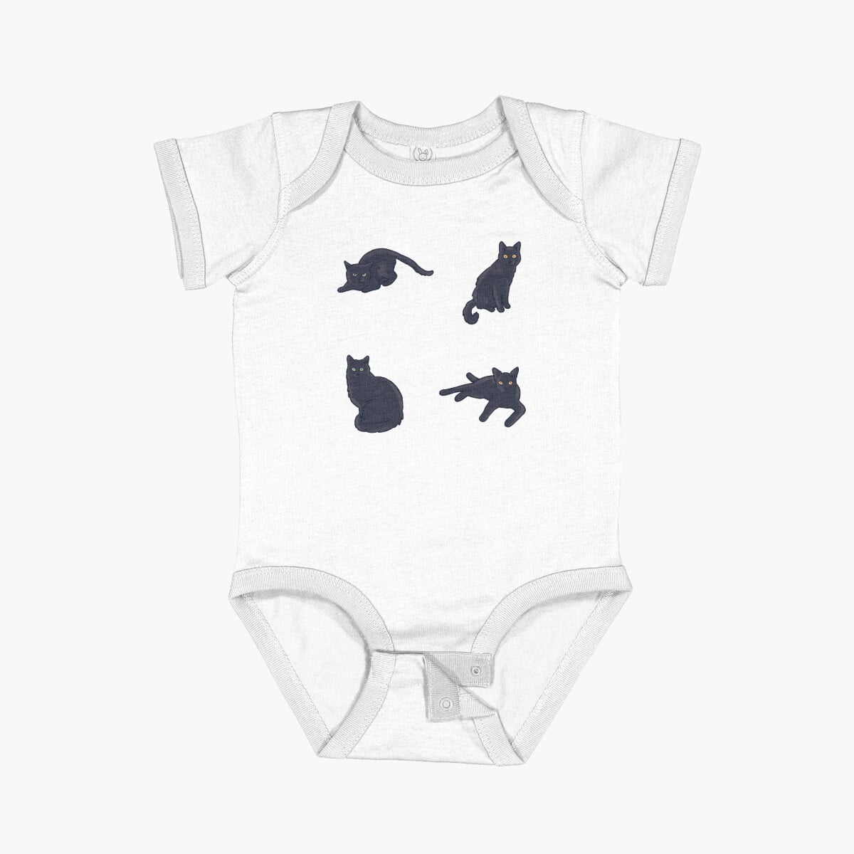 Luvly Cute Bombay Cat Pack Short Sleeve Baby One-Piece, New Born, Baby ...