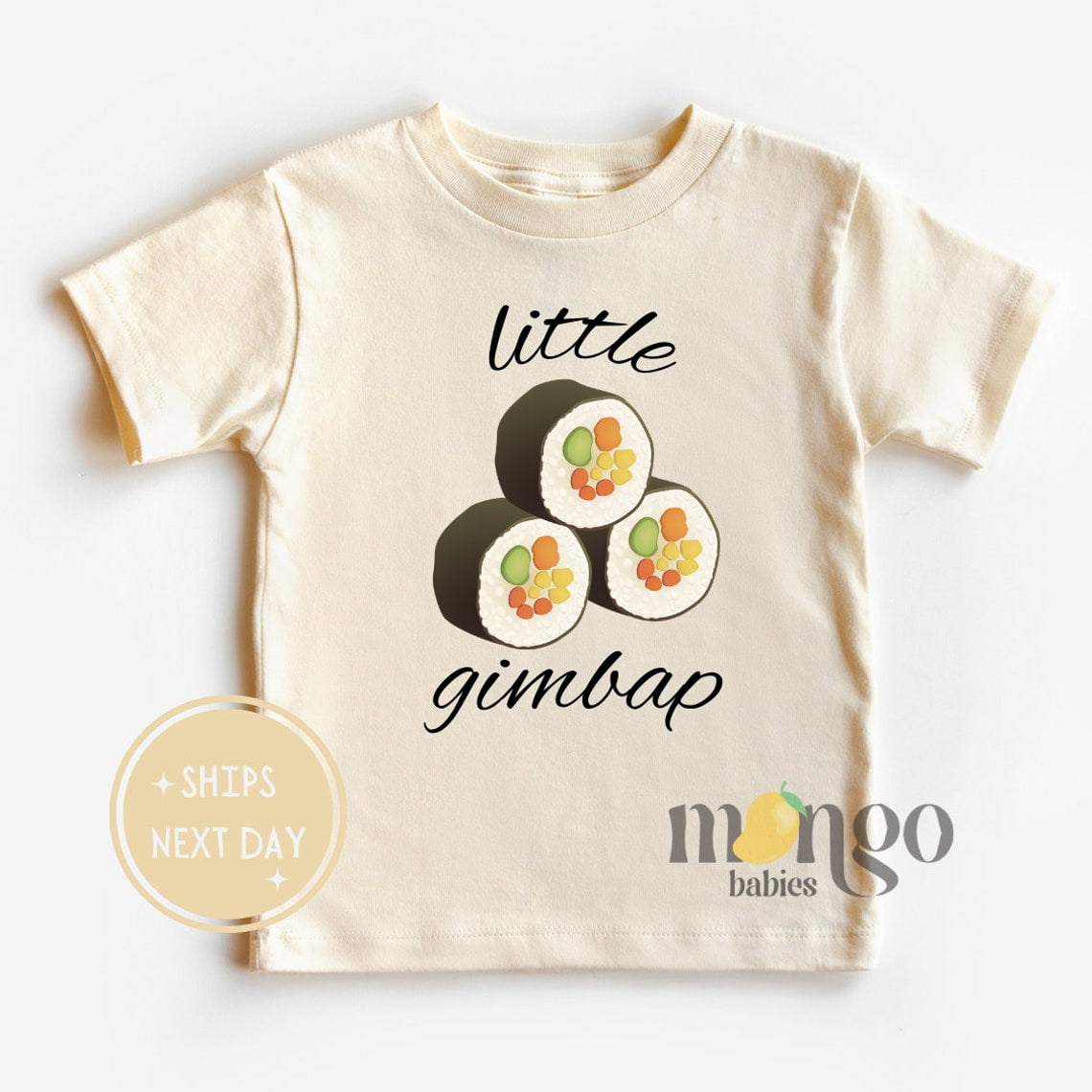 Luvly Cute Kimbap Tshirt Little Gimbap Baby Announcement Baby Shower ...