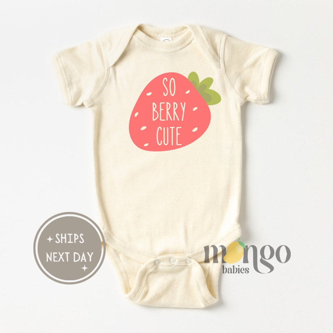 Luvly Cute Strawberry Baby Onesies® Brand So Berry Cute Baby ...
