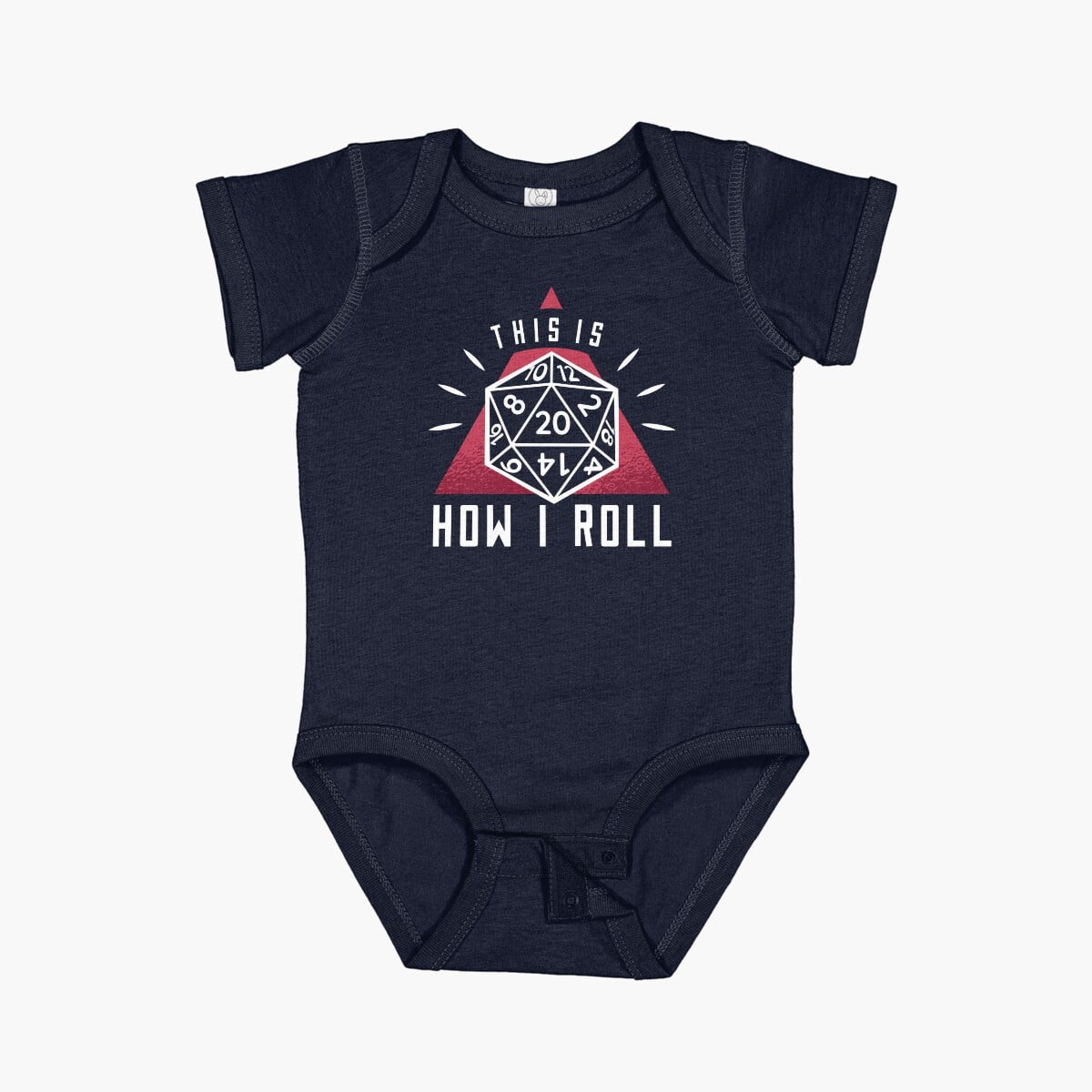 Luvly D&D This Is How I Roll D20 Short Sleeve Baby One-Piece, New Born ...