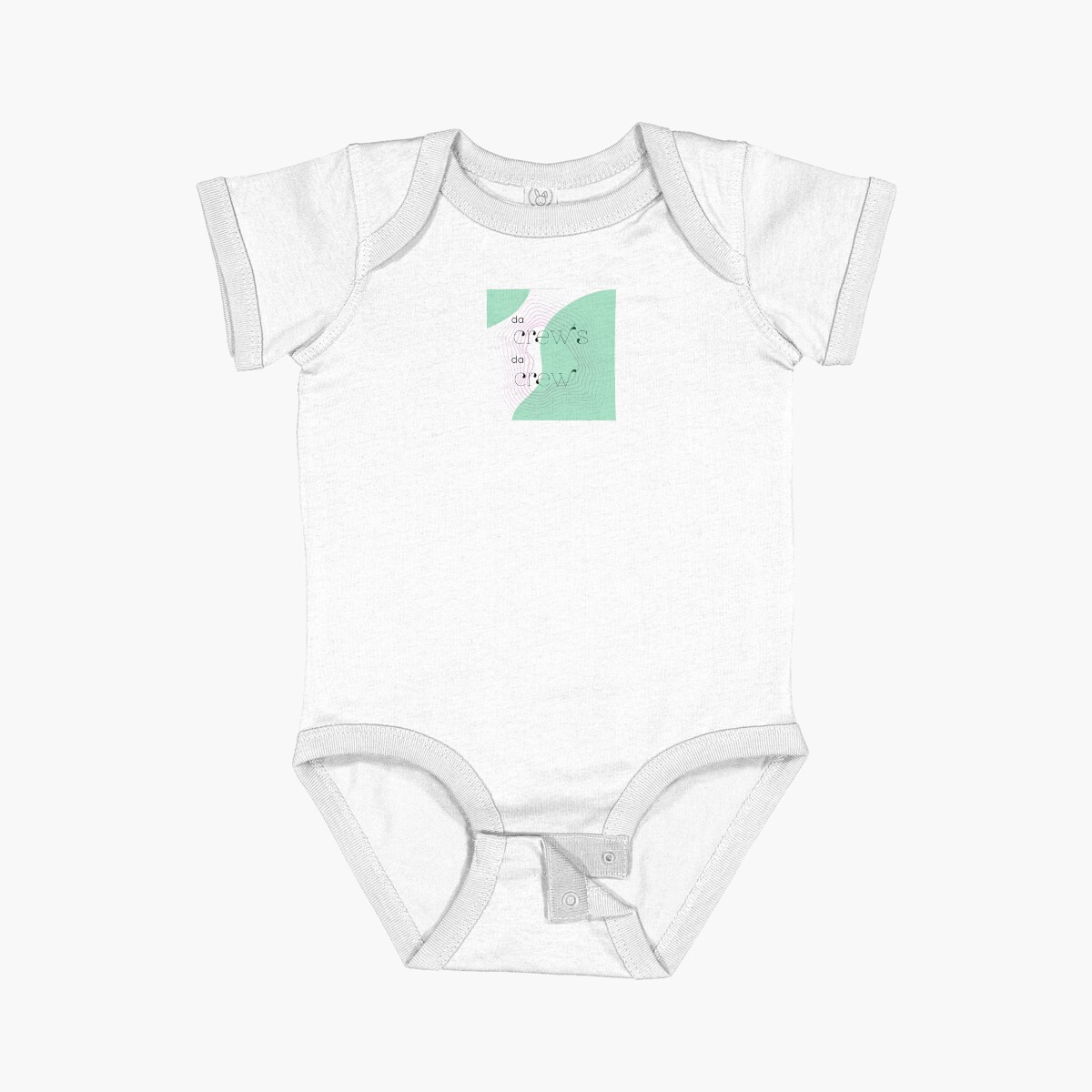 Luvly Da Crews Da Crew Short Sleeve Baby One-Piece, New Born, Baby ...