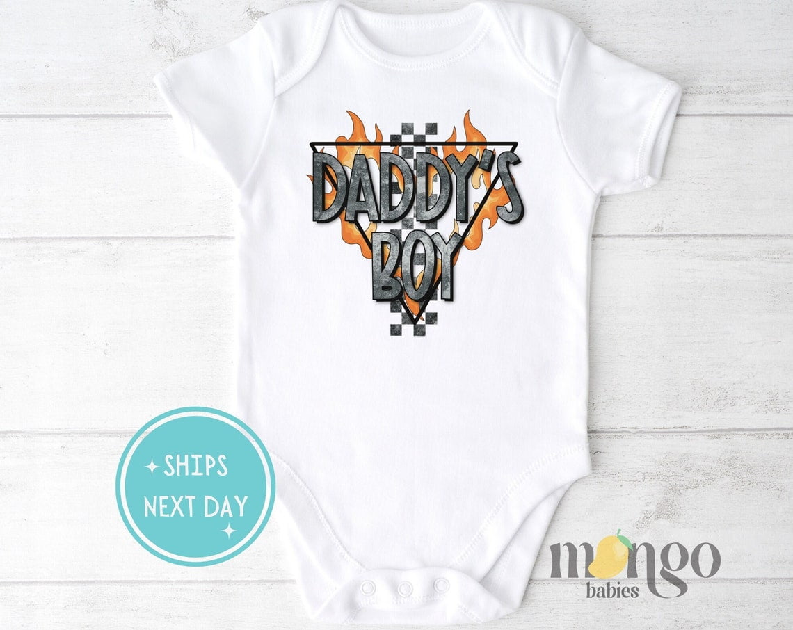 Luvly Daddy'S Boy Baby Onesies® Brand Funny Baby Clothes For Baby Gift ...