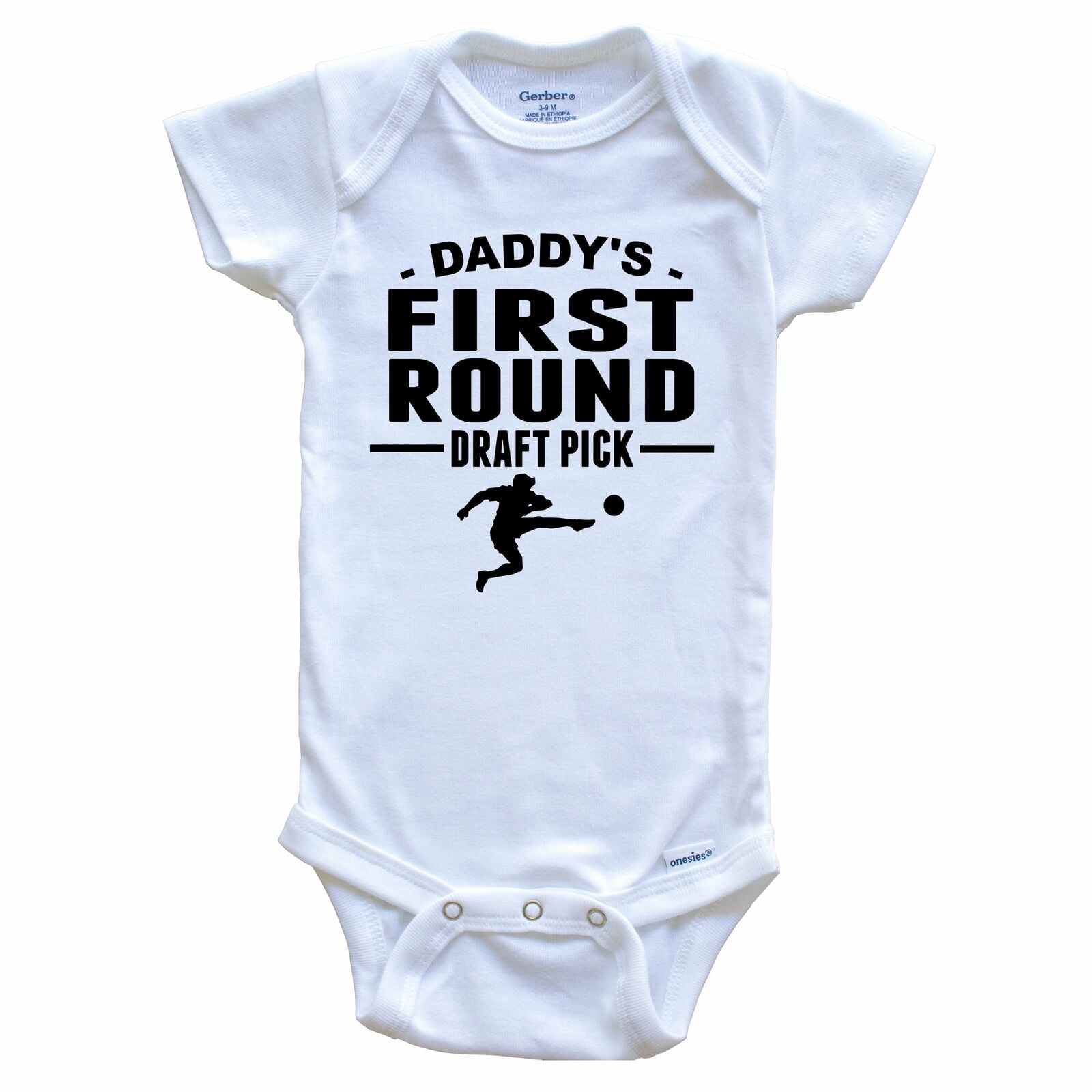 Luvly Daddy'S First Round Draft Pick Soccer Player First Child Baby ...