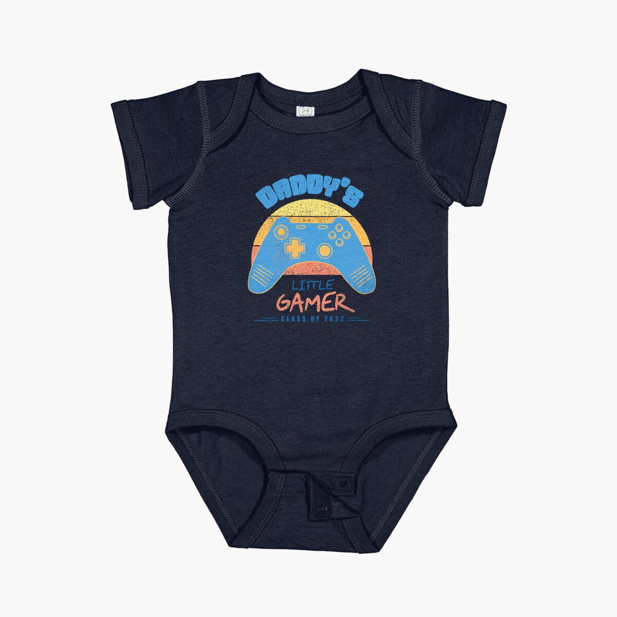 Luvly Daddy’S Little Gamer Class Of 2022 Short Sleeve Baby One-Piece ...