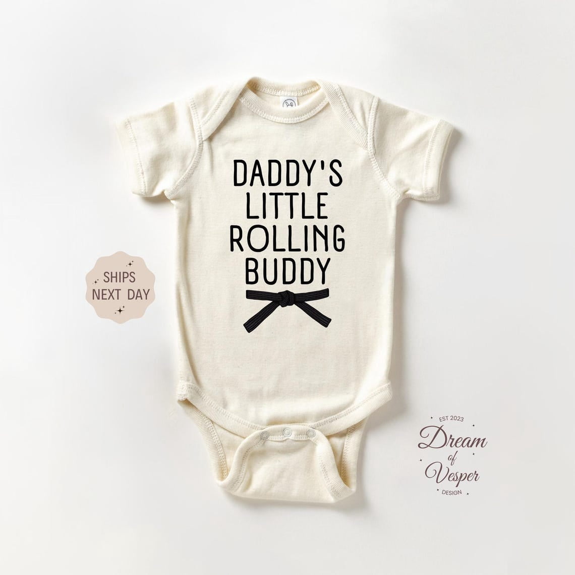 Luvly Daddy'S Little Rolling Buddy, Funny Baby Bodysuit, Sports Baby ...