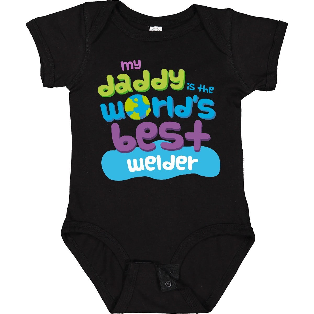 Luvly Daddy Worlds Best Welder Baby Bodysuit Childs Kids Welders Like ...