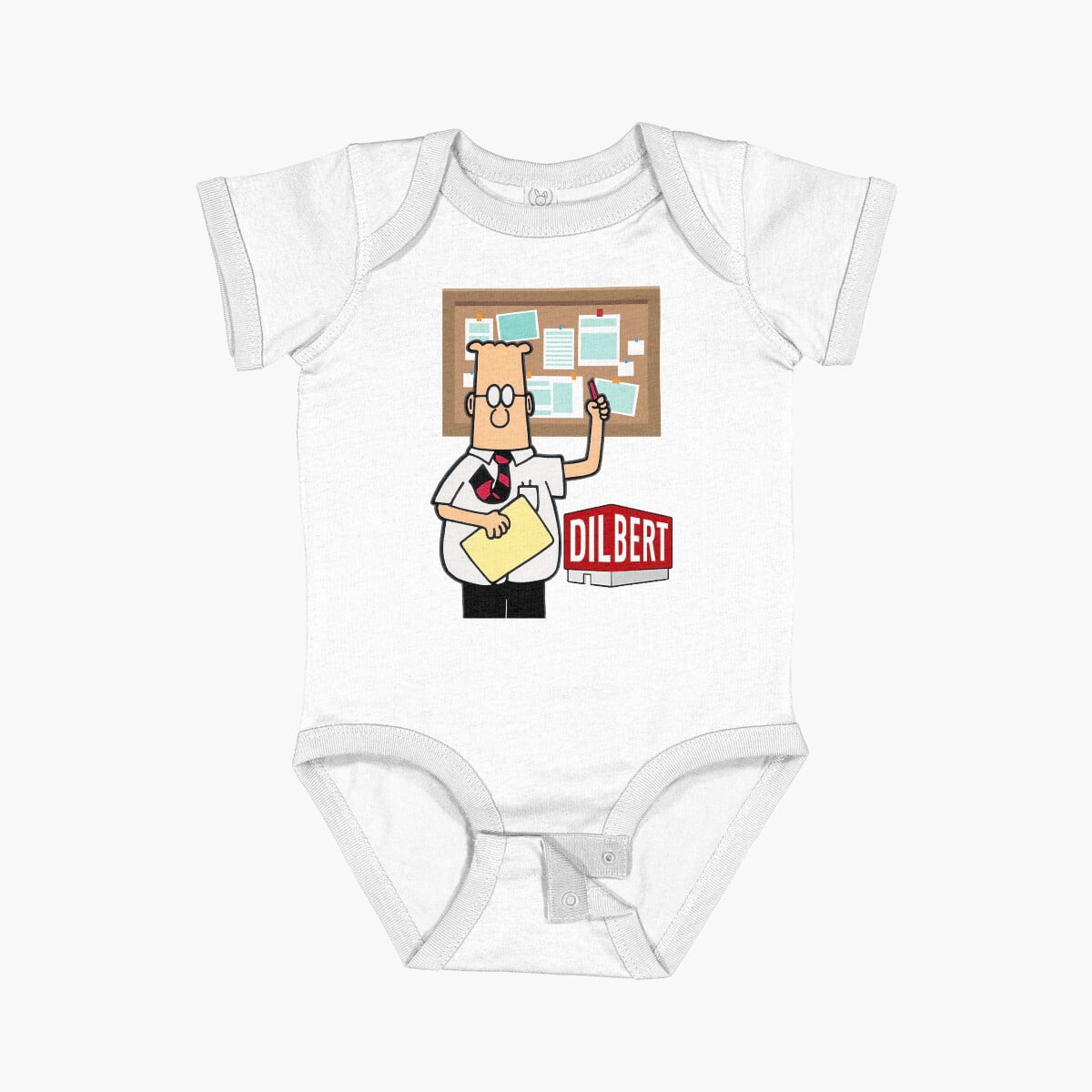 Luvly Dilbert Comic Strip Short Sleeve Baby One-Piece, New Born, Baby ...