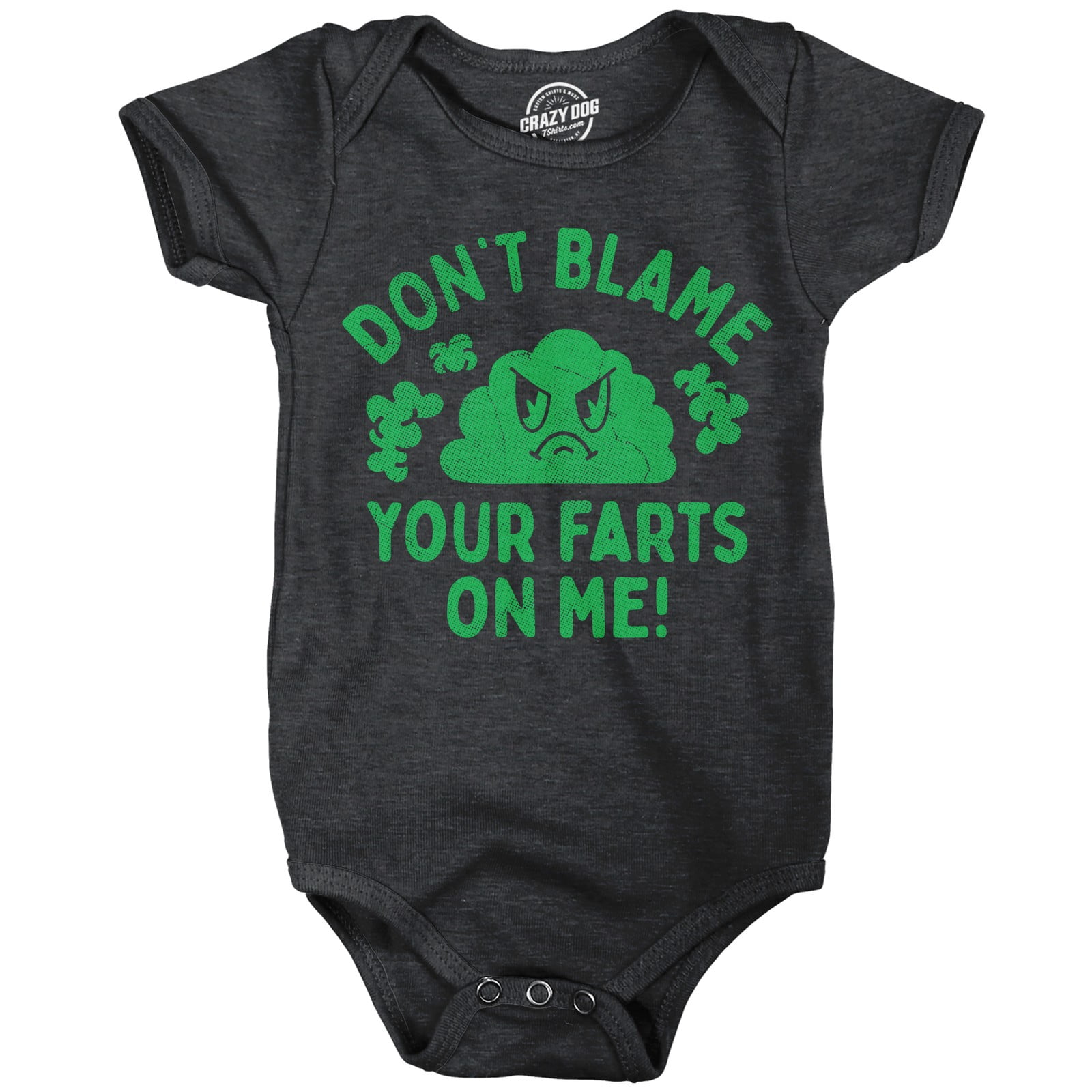 Luvly Dont Blame Your Farts On Me Baby Bodysuit Funny Sarcastic Graphic ...