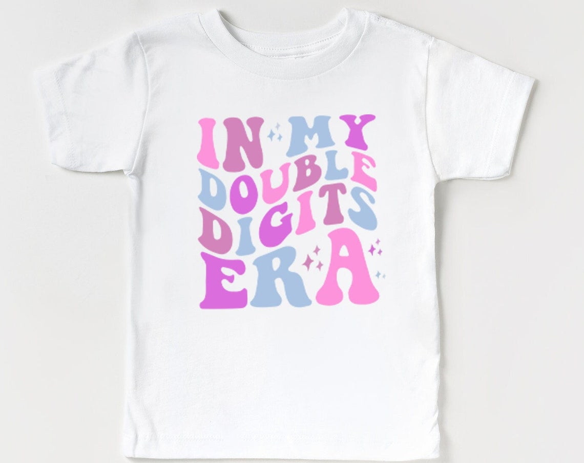 Luvly In My Double Digits Era Shirt, 10Th Birthday Shirt, Birthday Girl ...