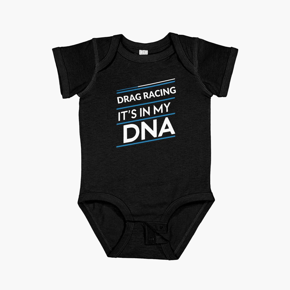 Luvly Drag Racing Its In My Dna Short Sleeve Baby One-Piece, New Born ...