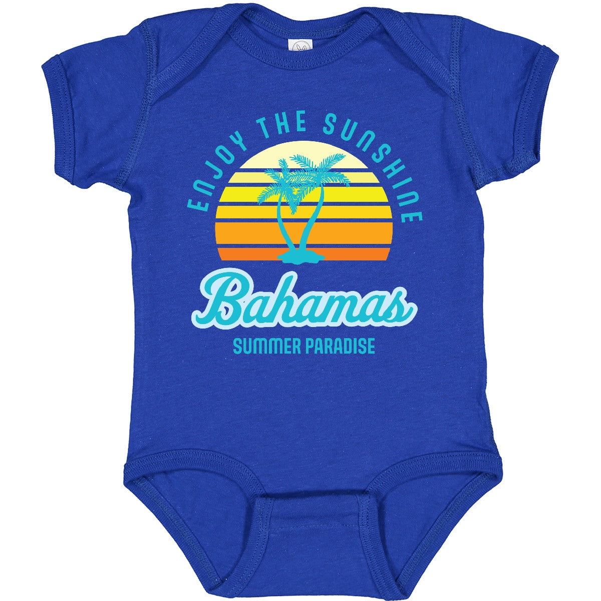 Luvly Enjoy The Sunshine Bahamas Summer Paradise Baby Bodysuit Palm ...