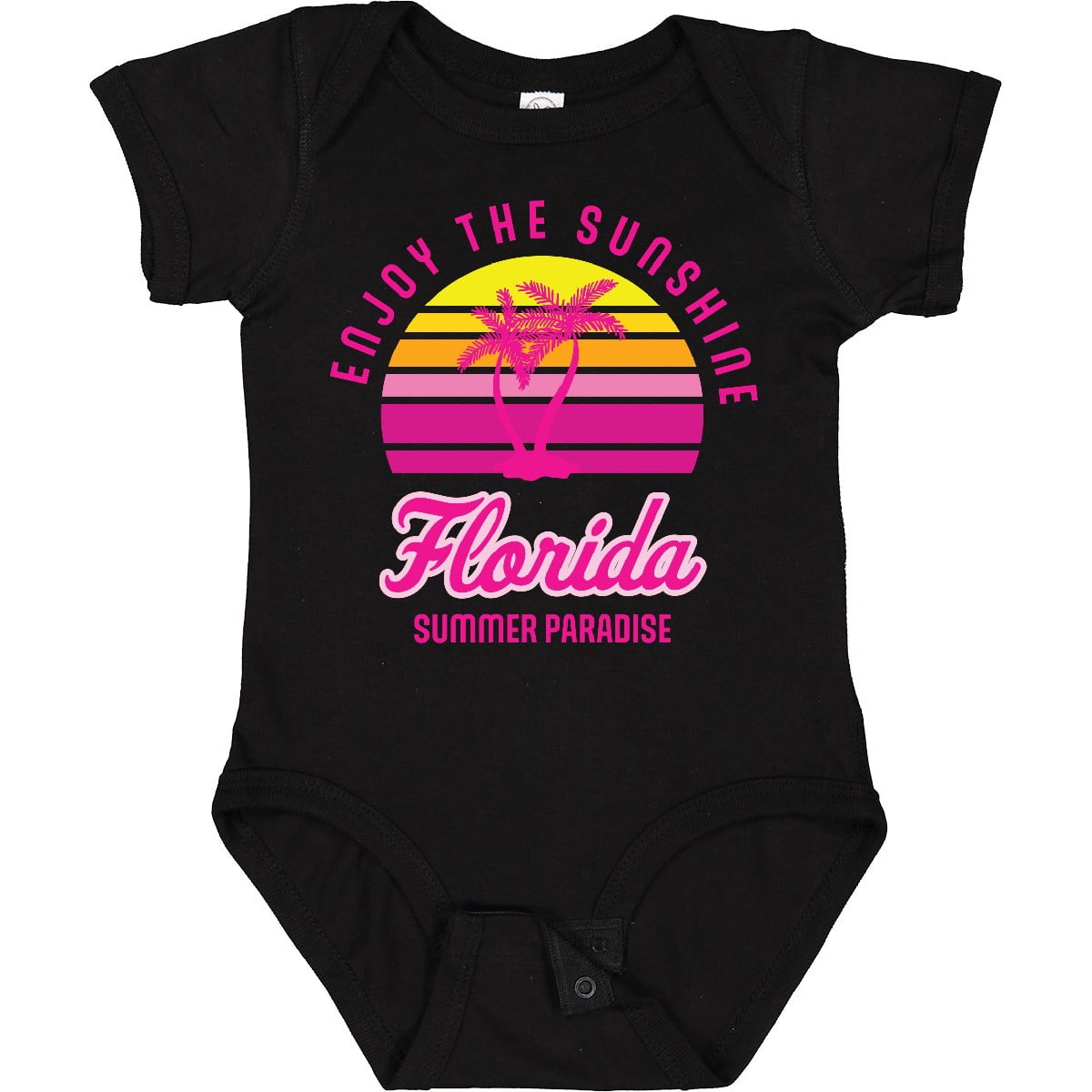 Luvly Enjoy The Sunshine Florida Summer Paradise Baby Bodysuit Palm ...