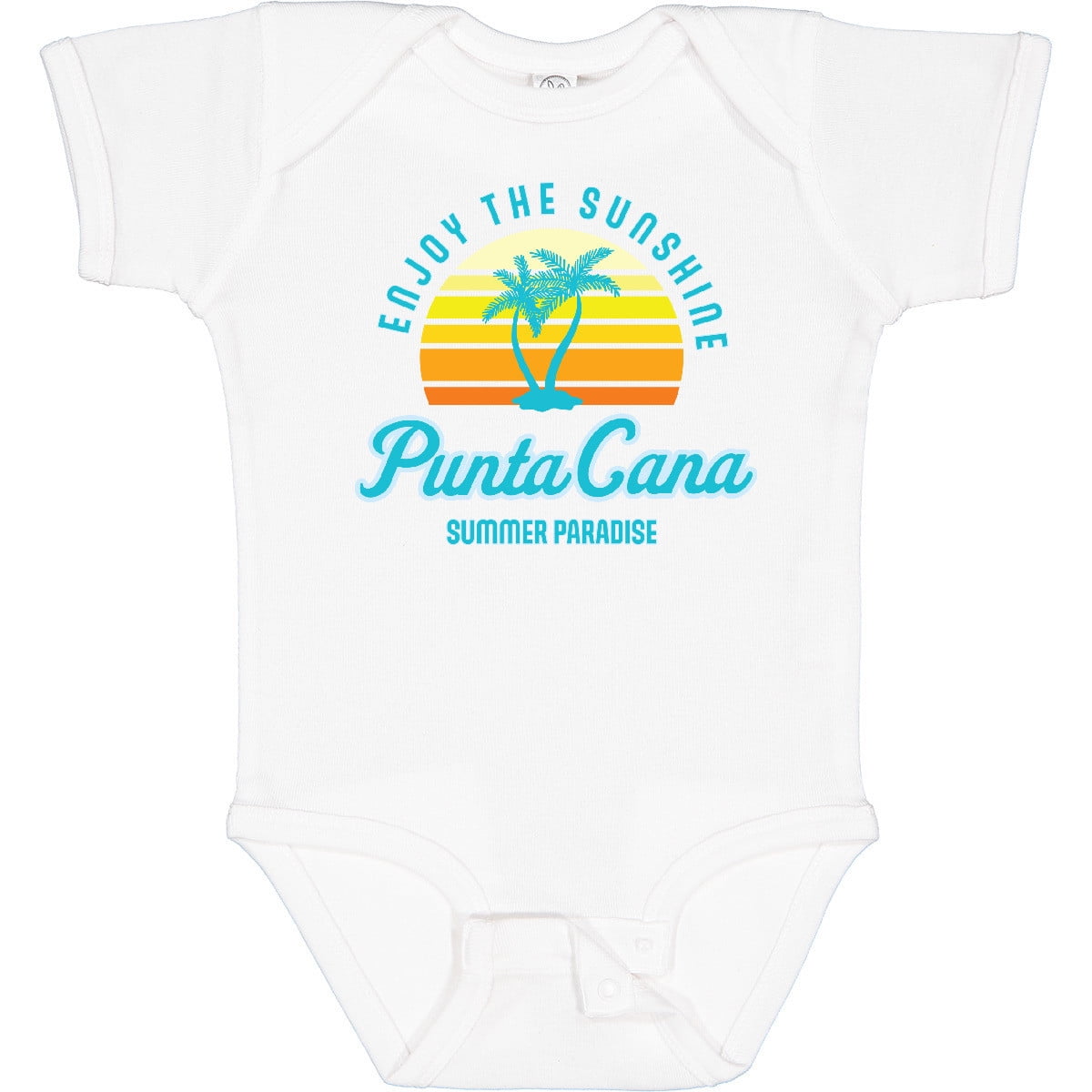Luvly Enjoy The Sunshine Punta Cana Summer Paradise Baby Bodysuit Palm ...