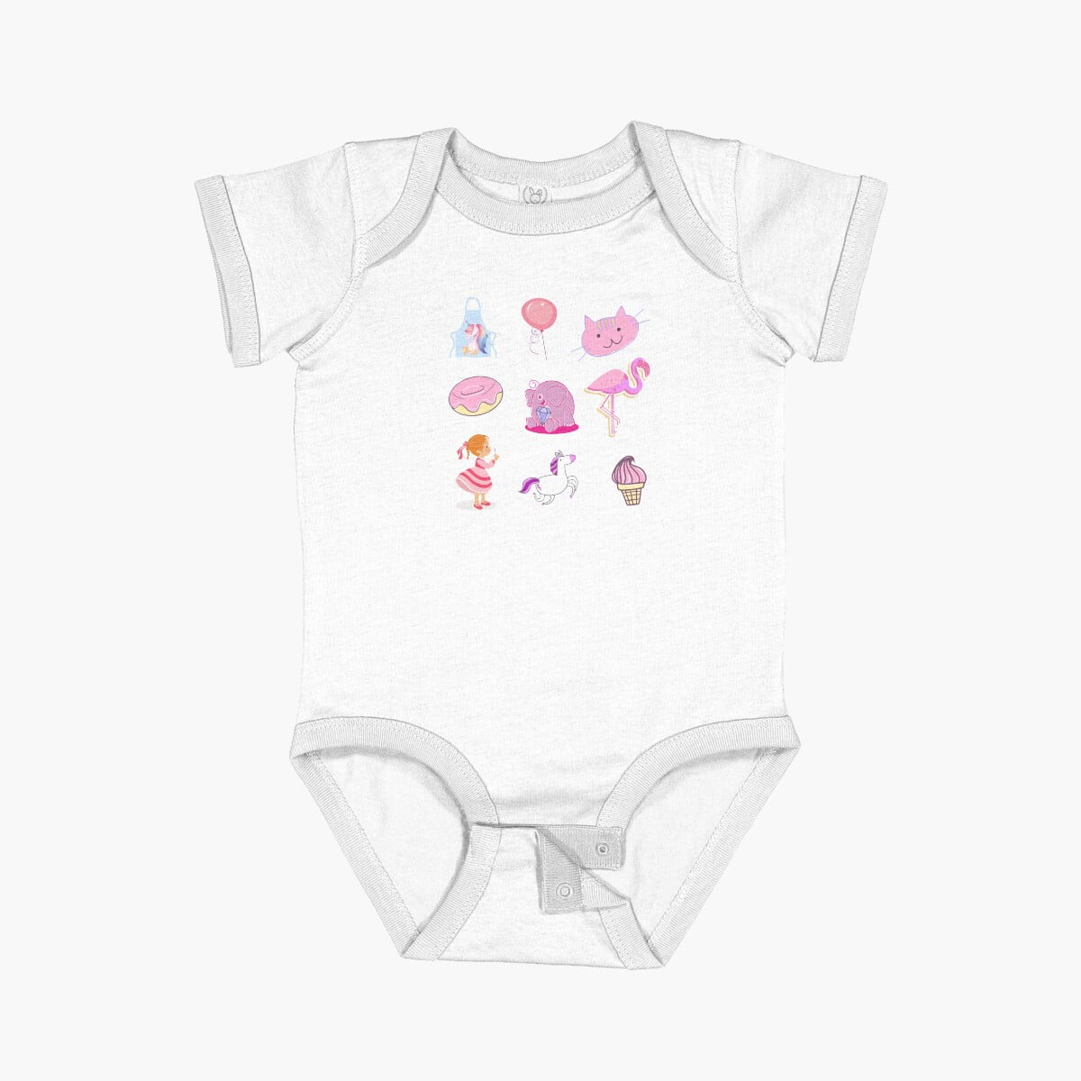Luvly Er Set #1 Apron Balloon Cat Donut Elephant Flamingo Girl Horse ...