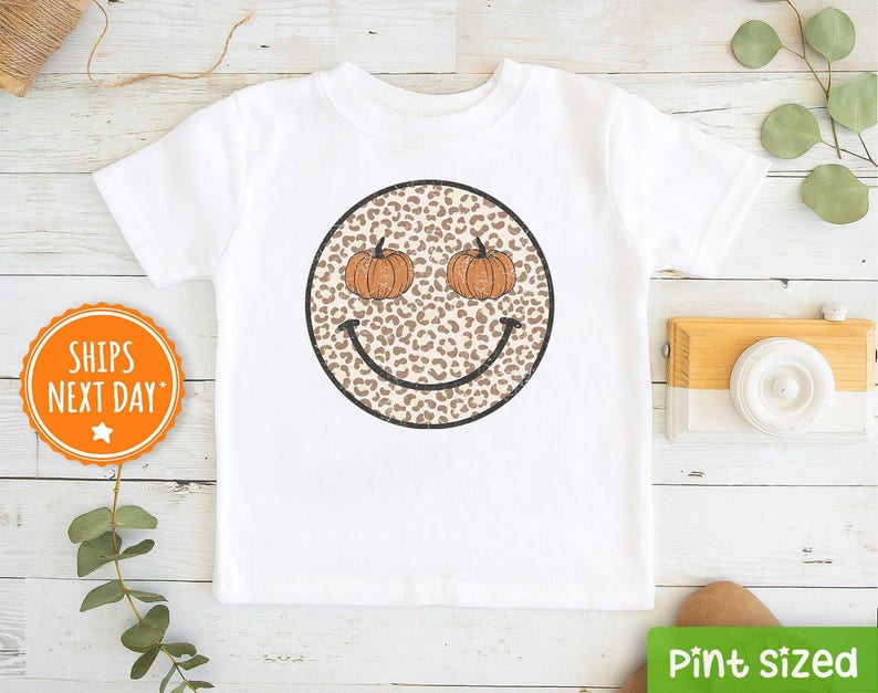 Luvly Fall Smiley Face Long Sleeve Natural Baby - Halloween Natural ...