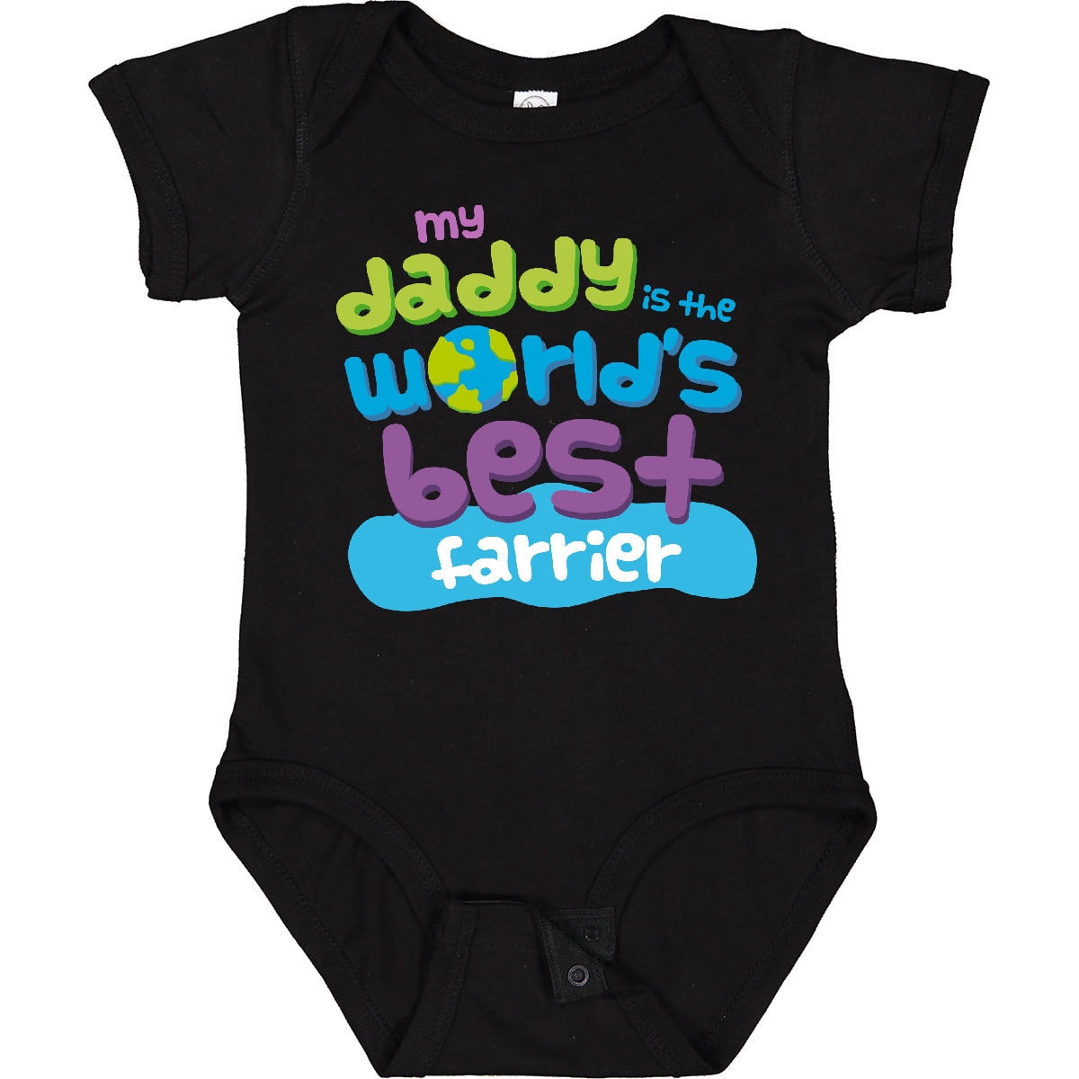 Luvly Farrier Quote Baby Bodysuit Childs Kids Farriers Son Like Cute ...