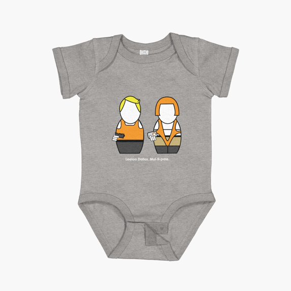 Luvly Fifth Element (With Quote) Short Sleeve Baby One-Piece, New Born ...