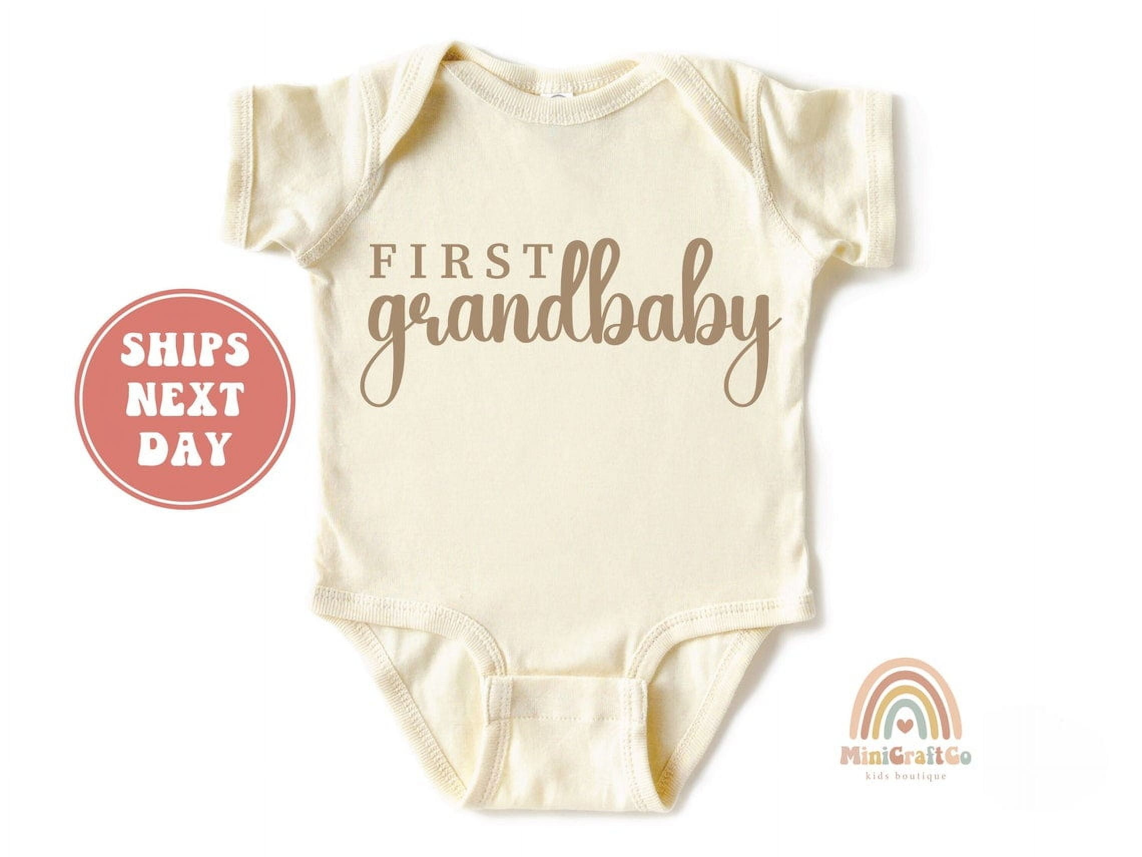 Luvly First Grandbaby Baby Bodysuit, Perfect New Baby Gift, Baby ...
