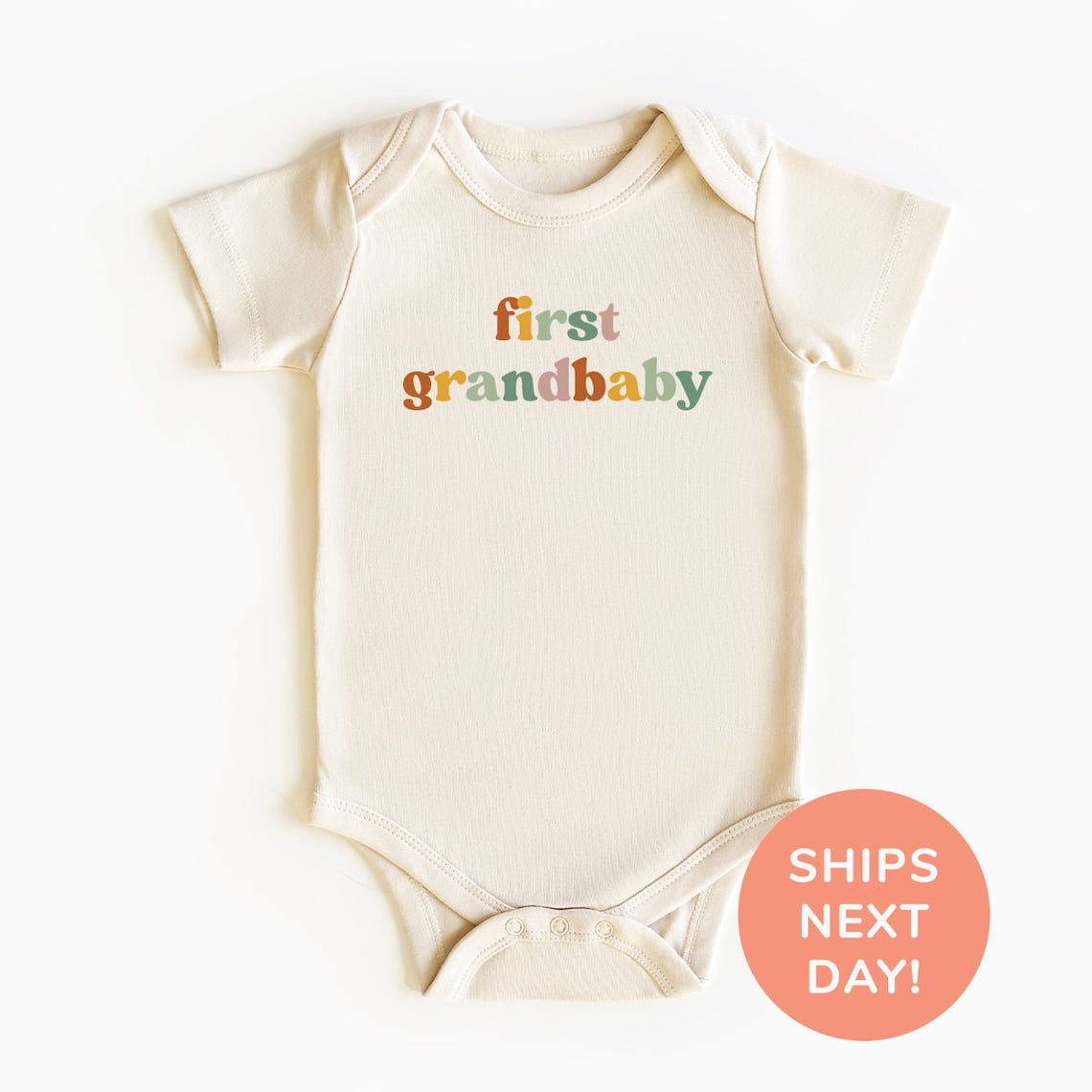 Luvly First Grandbaby Shirt And Onesie, Baby Announcement Bodysuit ...