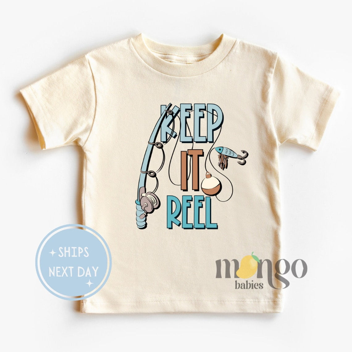 Luvly Funny Fishing Tshirt For Toddler Keep It Reel Fishing Baby ...