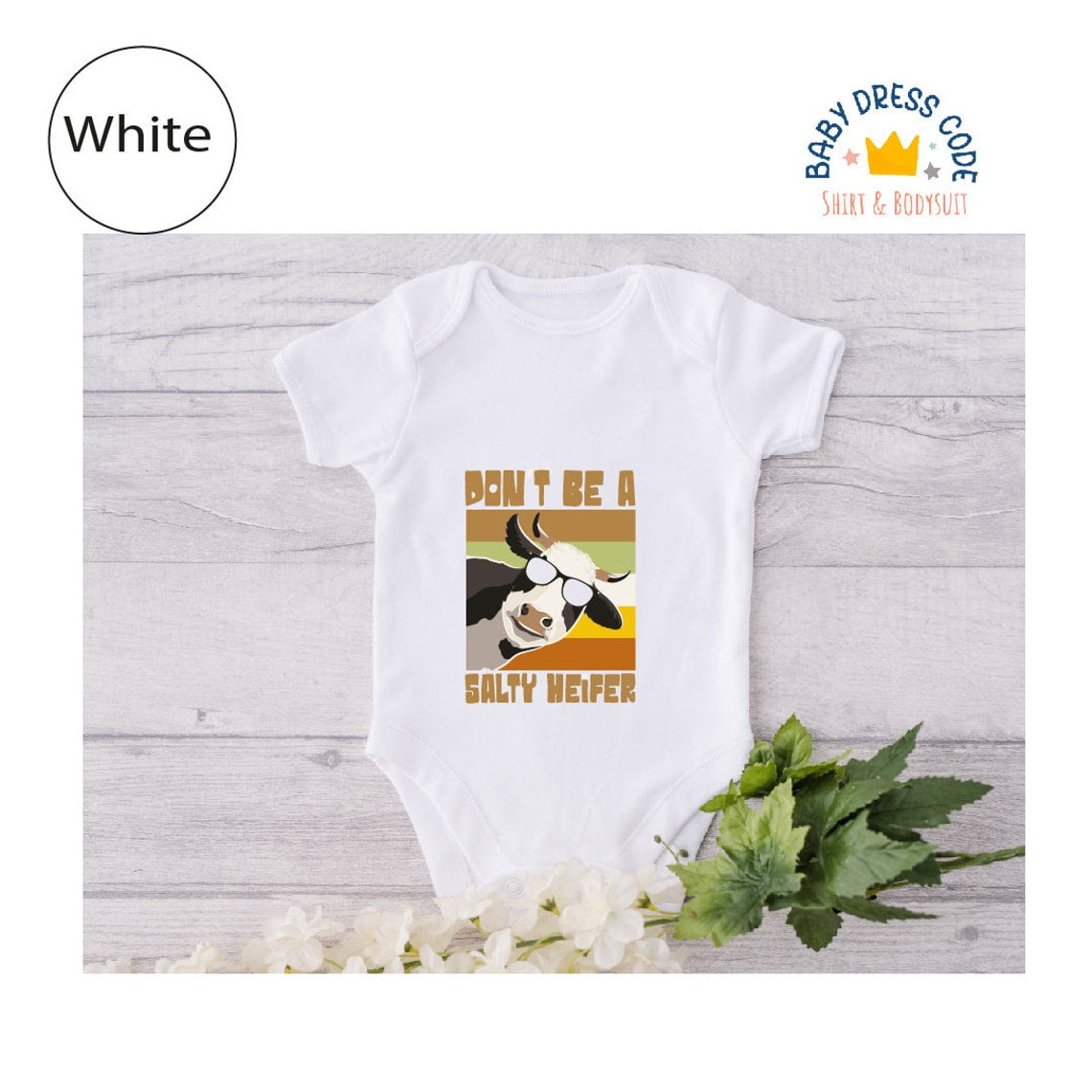 Luvly Funny Heifer Baby Bodysuit, Cow Baby, Heifer Onesies®, Cool ...