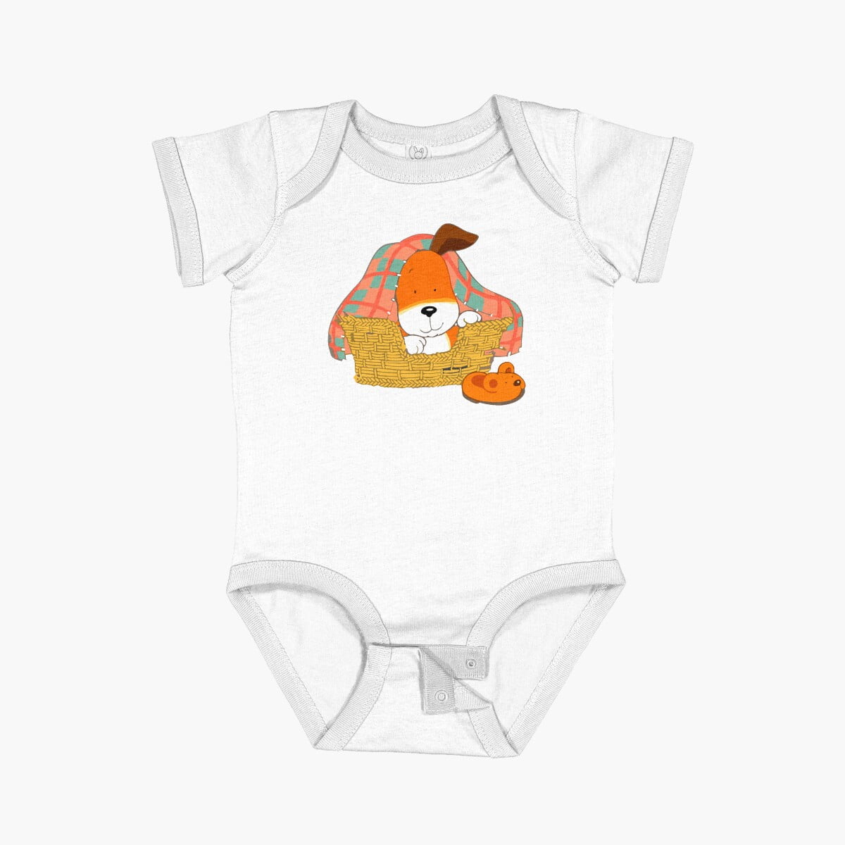 Luvly Funny Kipper The Dog Short Sleeve Baby One-Piece, New Born, Baby ...