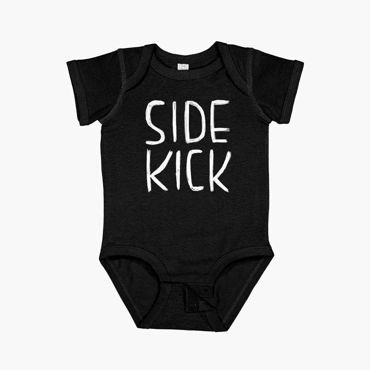 Luvly Funny Nerdy Actor Gift, Side Kick, Sidekick Short Sleeve Baby One ...