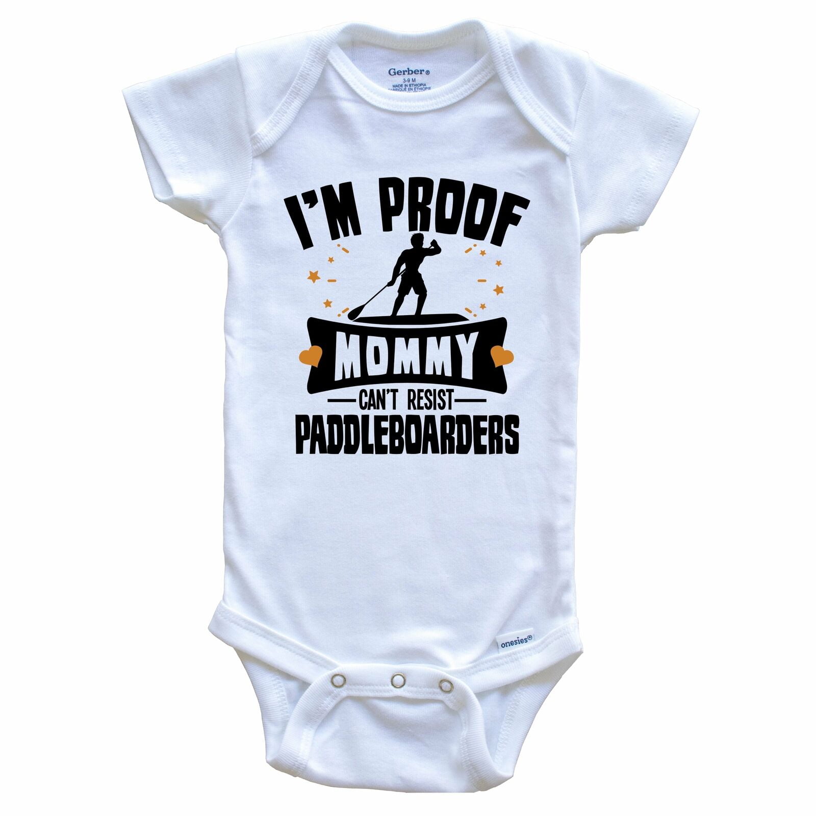 Luvly Funny Paddleboarding Bodysuit - I'M Proof Mommy Can'T Resist ...