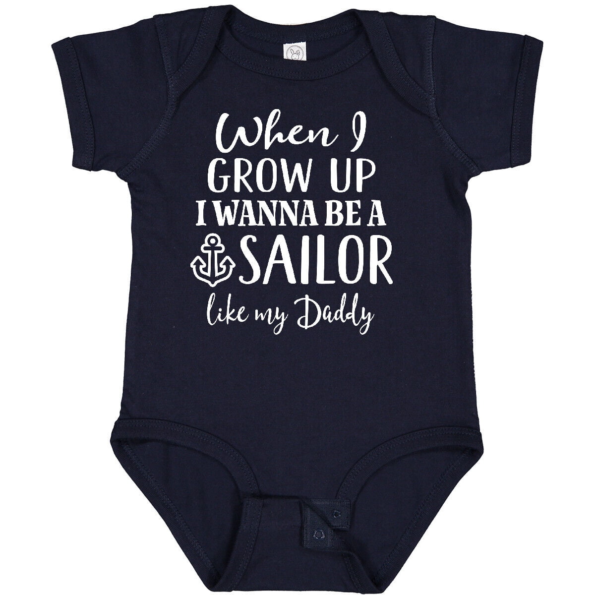 Luvly Future Sailor Like Daddy Baby Bodysuit My Occupation Sailing ...